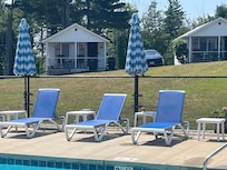 cottage and pool