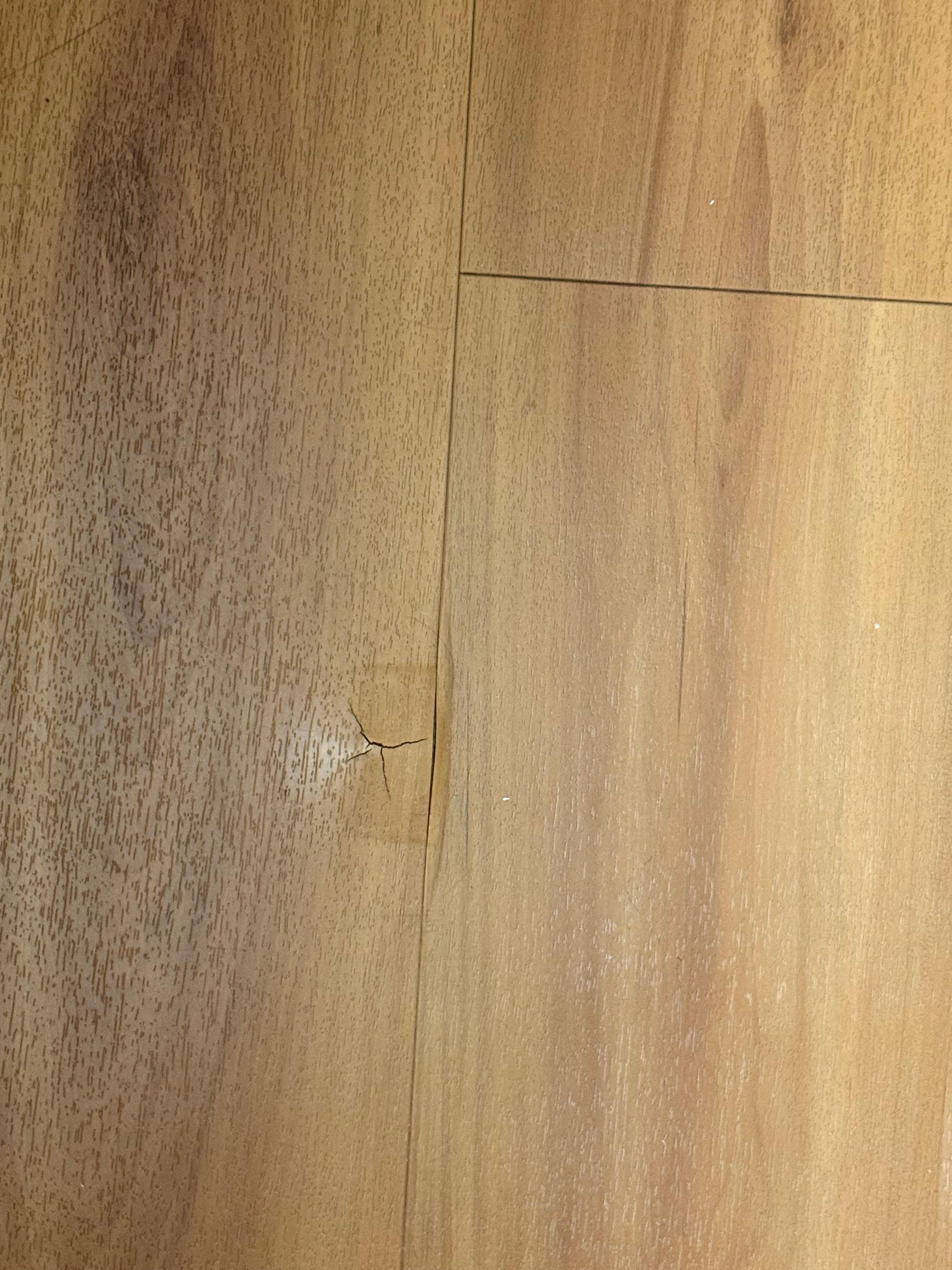 Bulge in bathroom floor