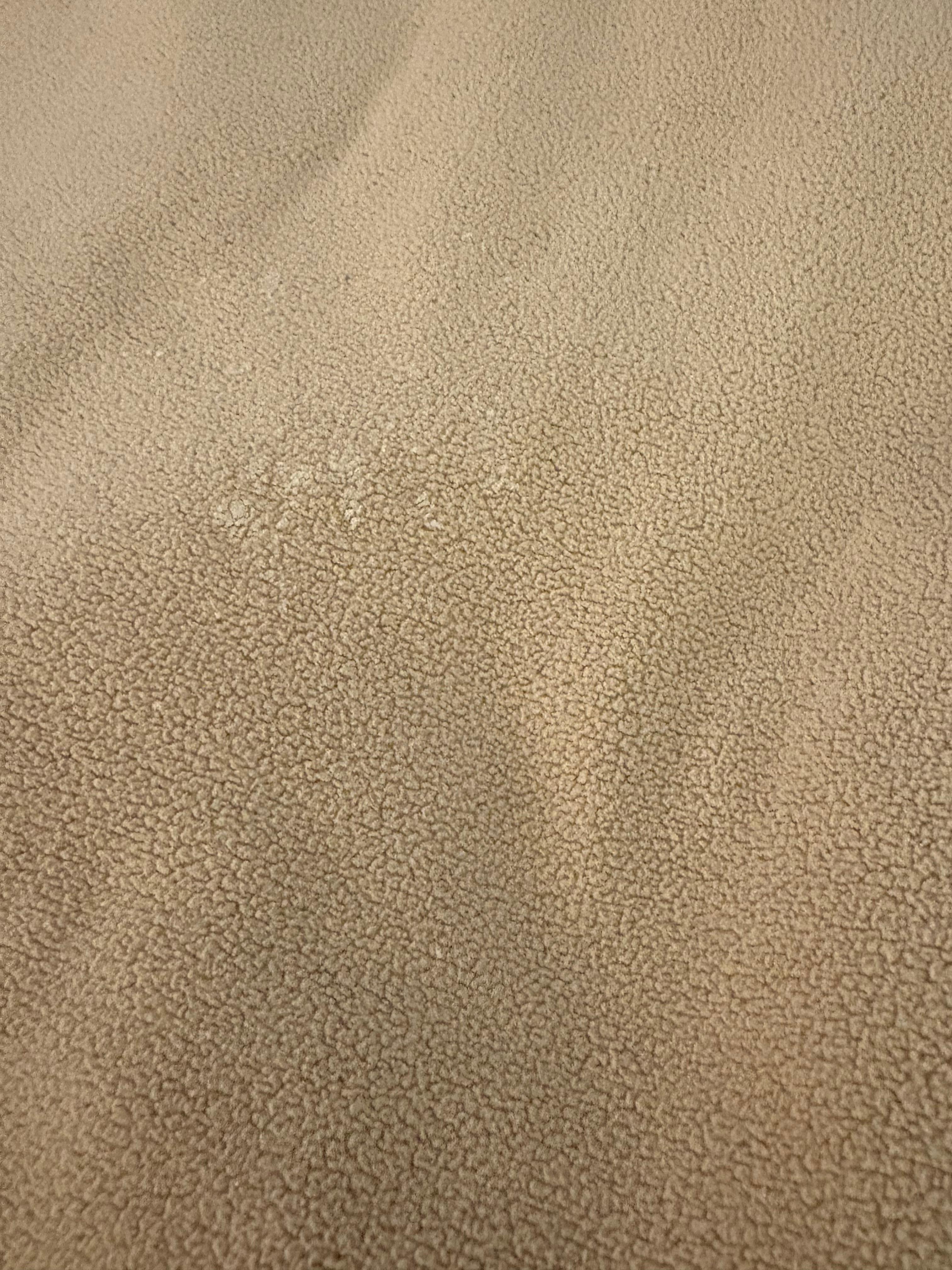 Nasty white crusty splotch on extra blanket provided bc building had not heat.