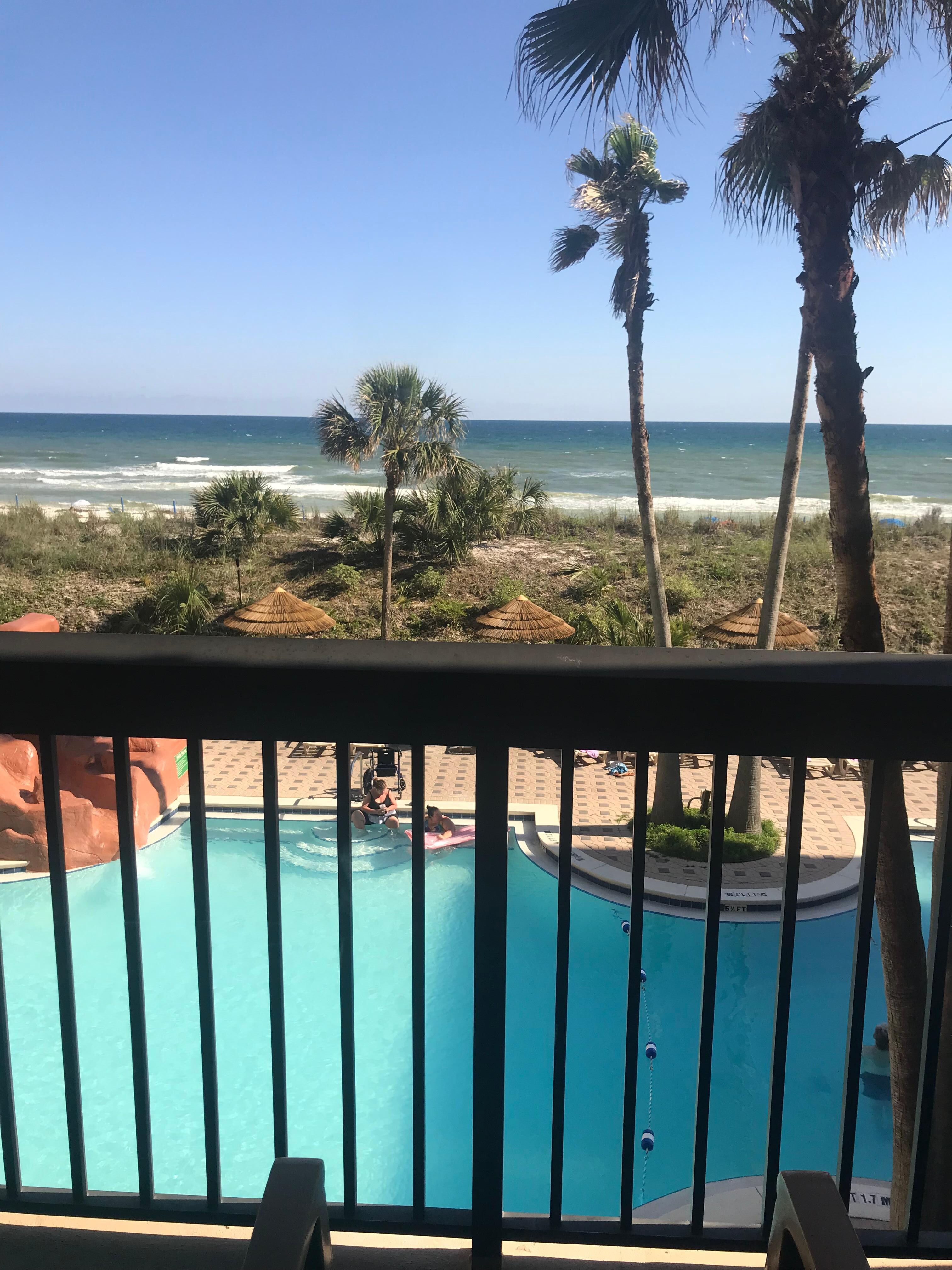 View from our balcony 