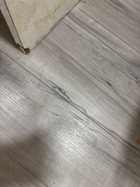 Cheveux sur le plancher