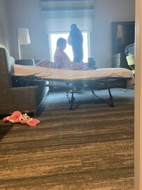 Hard to tell from the picture but the angle was even sharper than it looks here