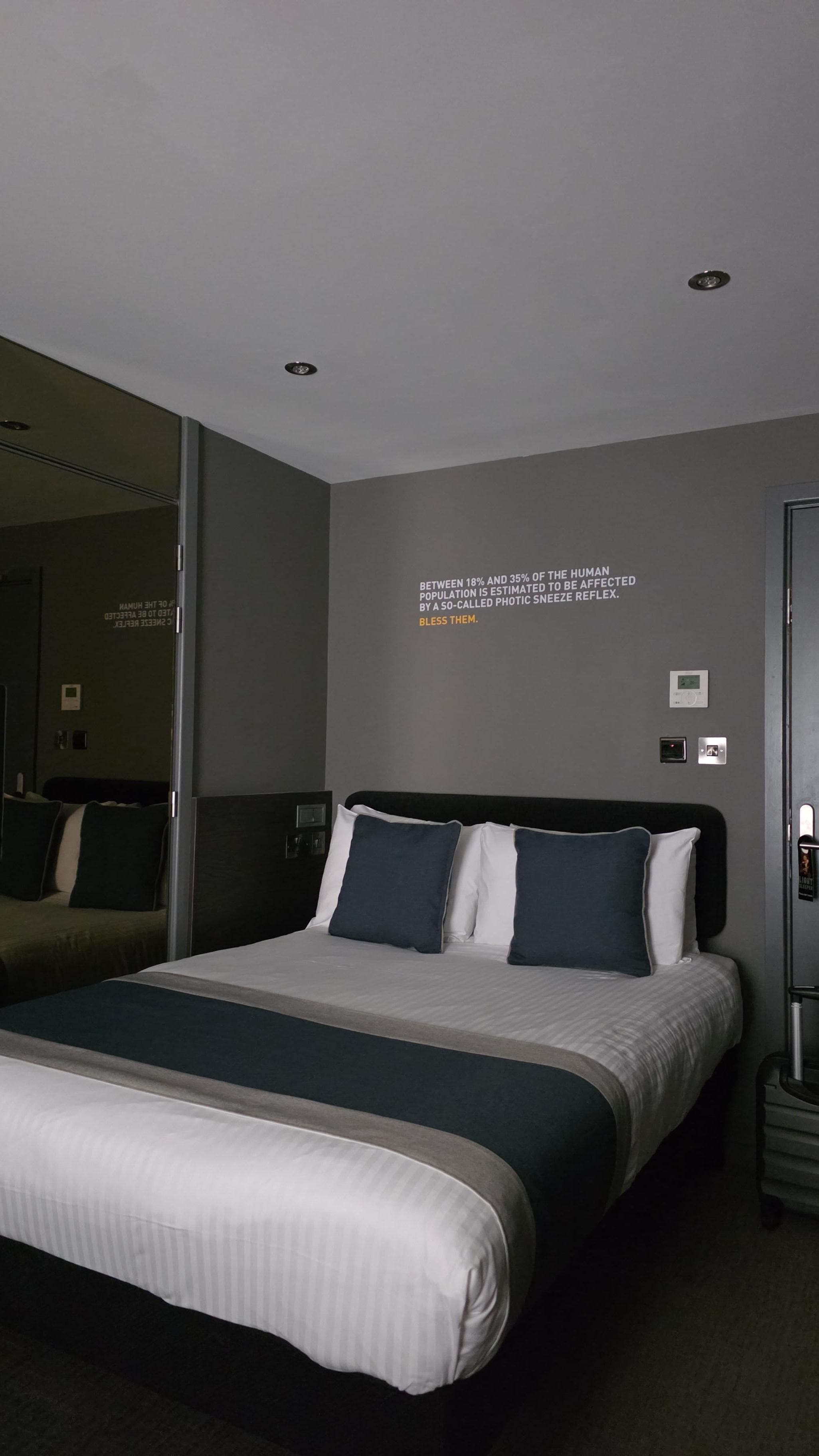 Another bed in the room.