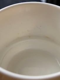 Schmutzige Kaffeetasse