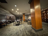 Another view of the dining part of the restaurant where it looks like they have a buffet when it’s during its busier season.