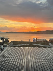 Sunset from my room over the lake