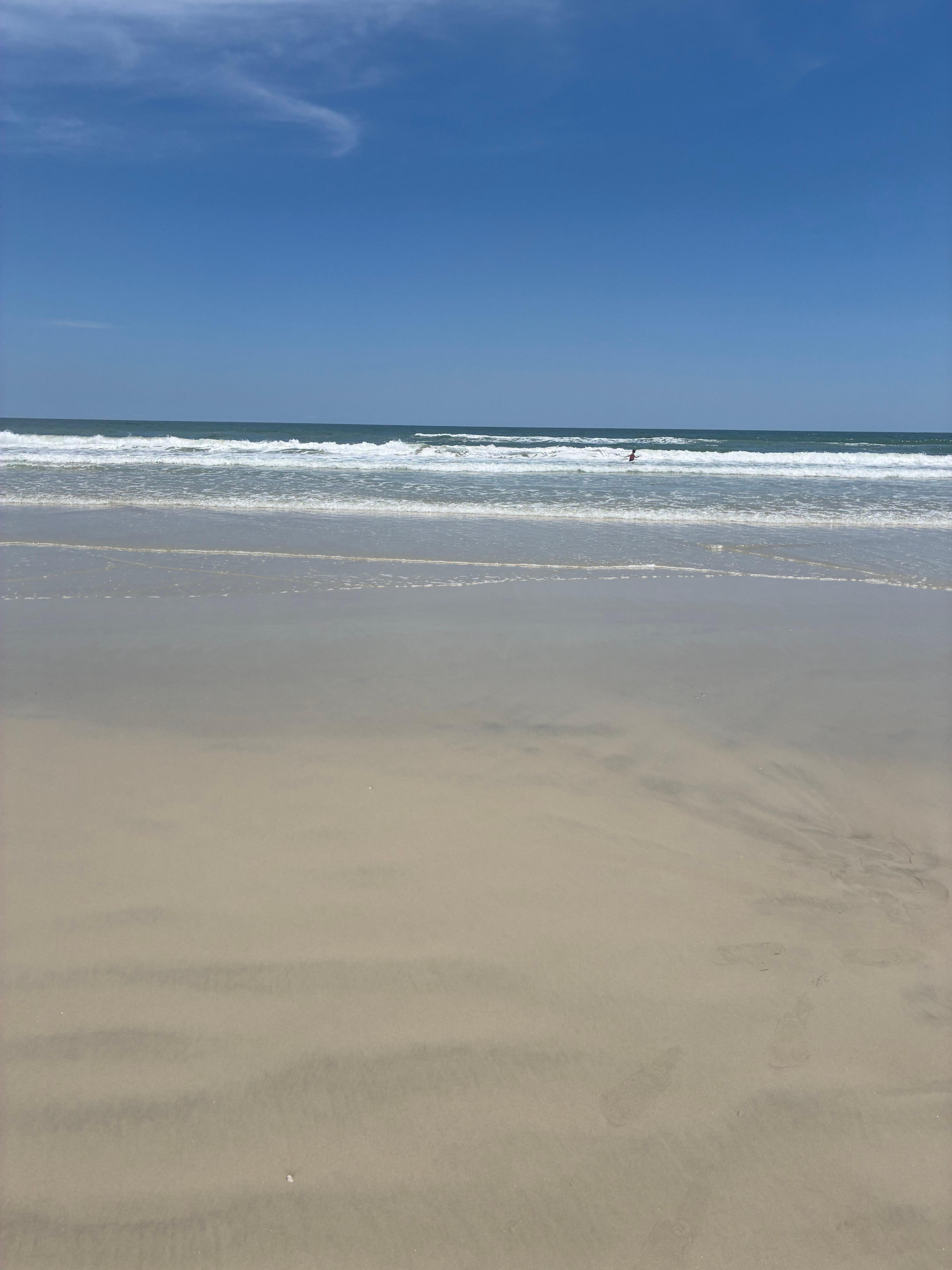 The beach