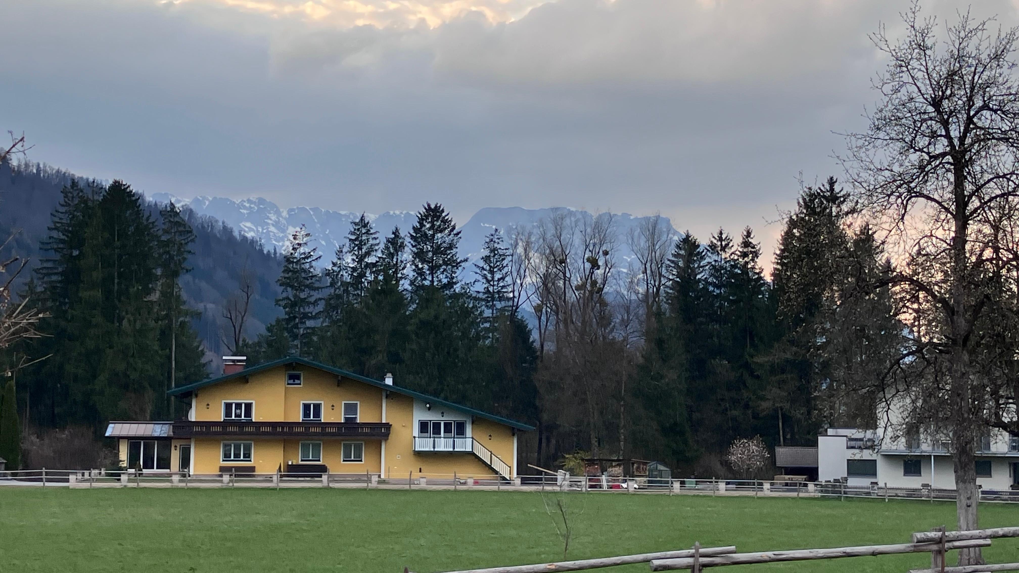 Sicht vom Parkplatz aus