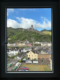 Foto da janela do quarto….fiz como se fosse um quadro.