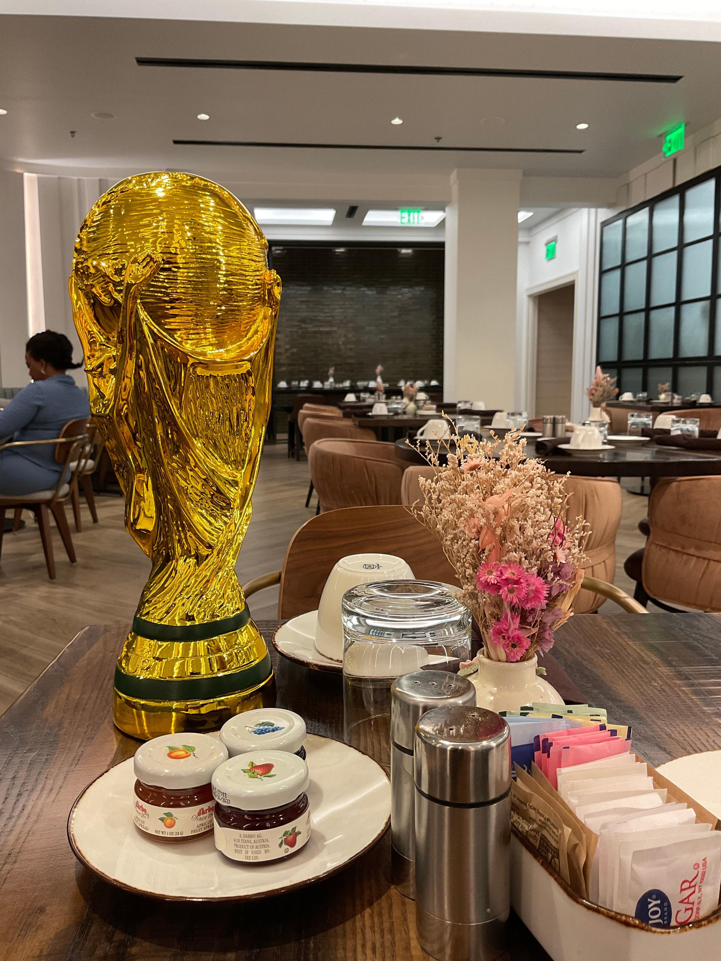 Breakfast at the marriott