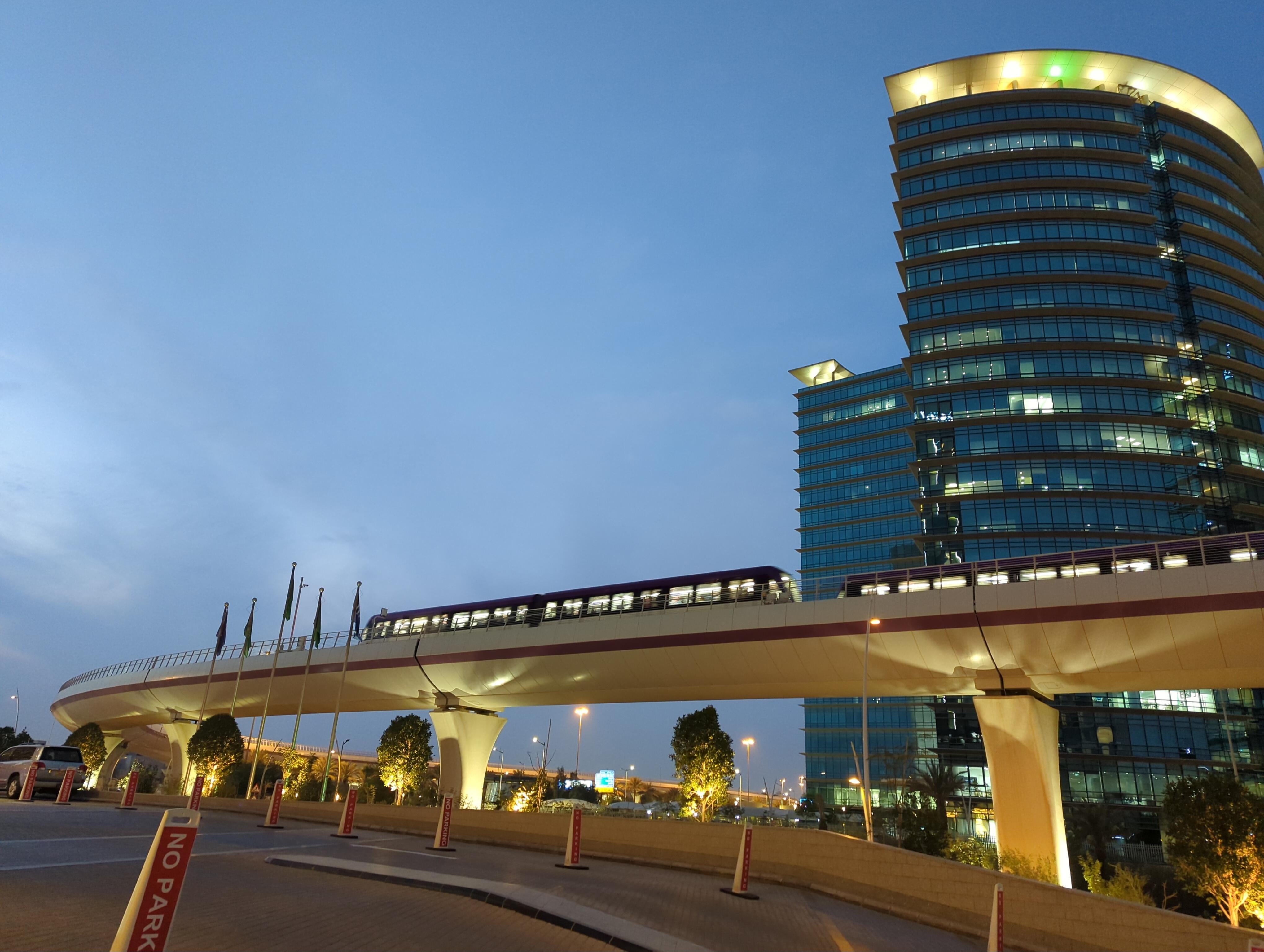 Riyadh metro; shot taken close to the hotel.