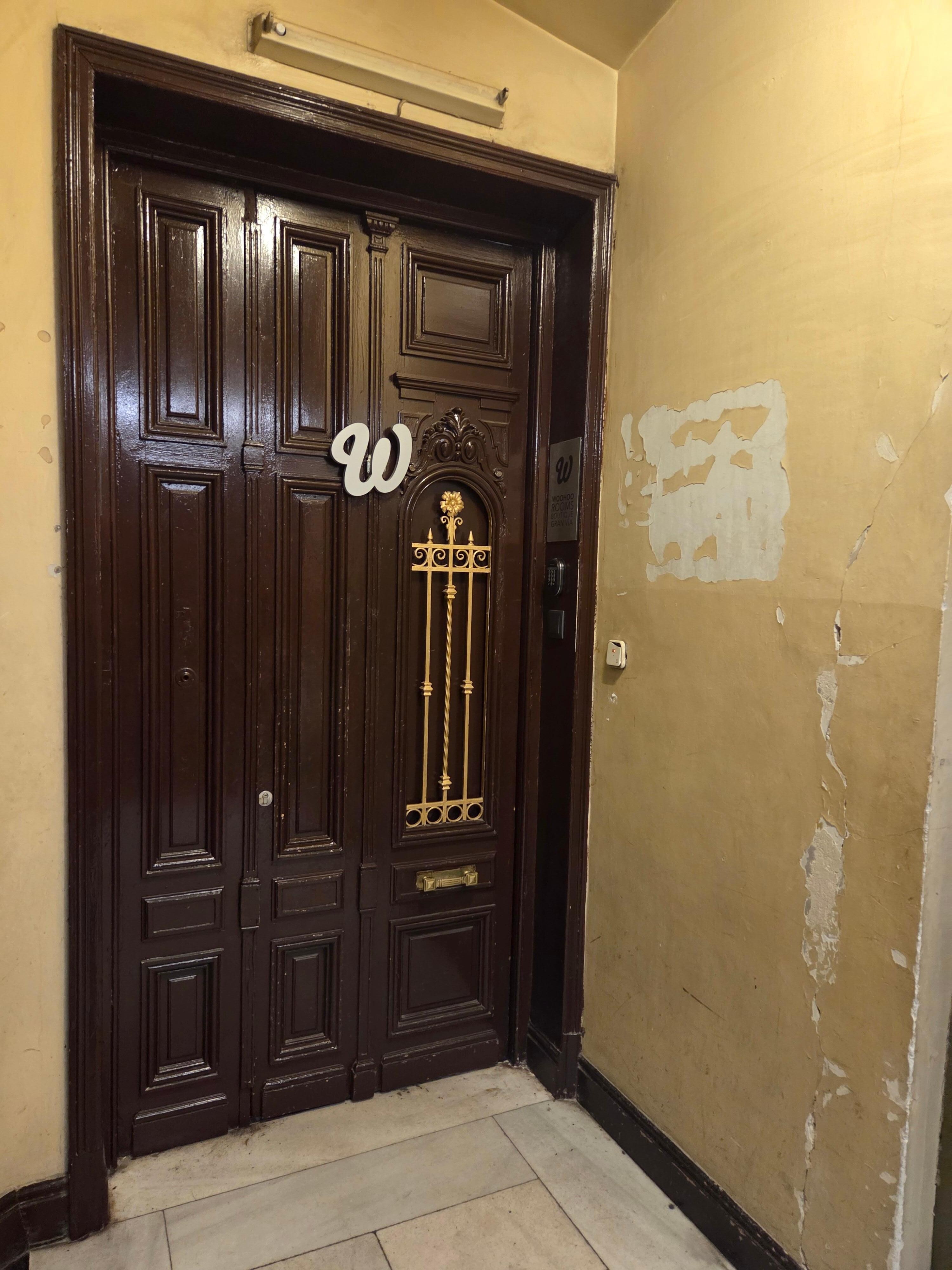 The "front" of the hotel