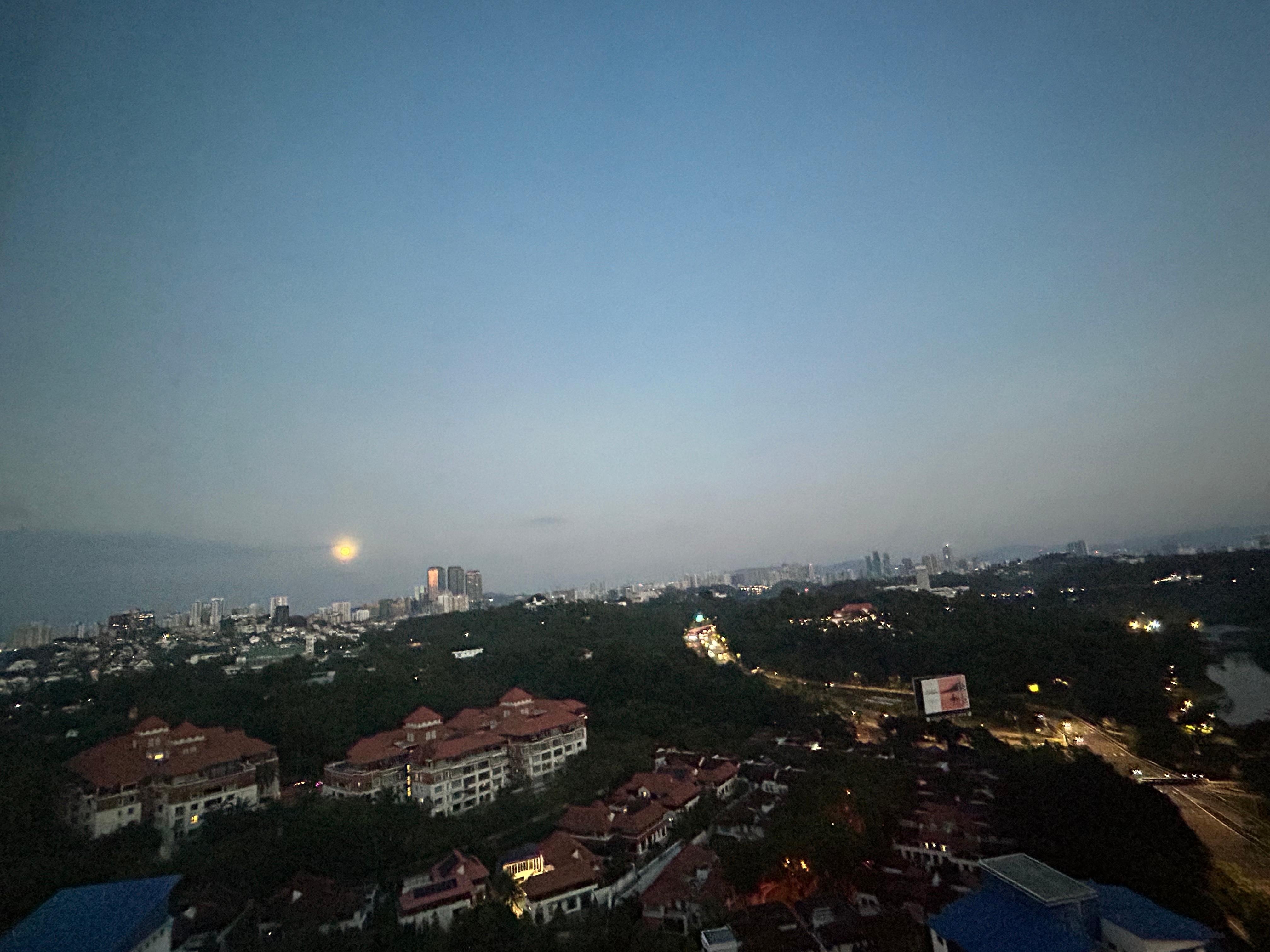 View at dawn from my window