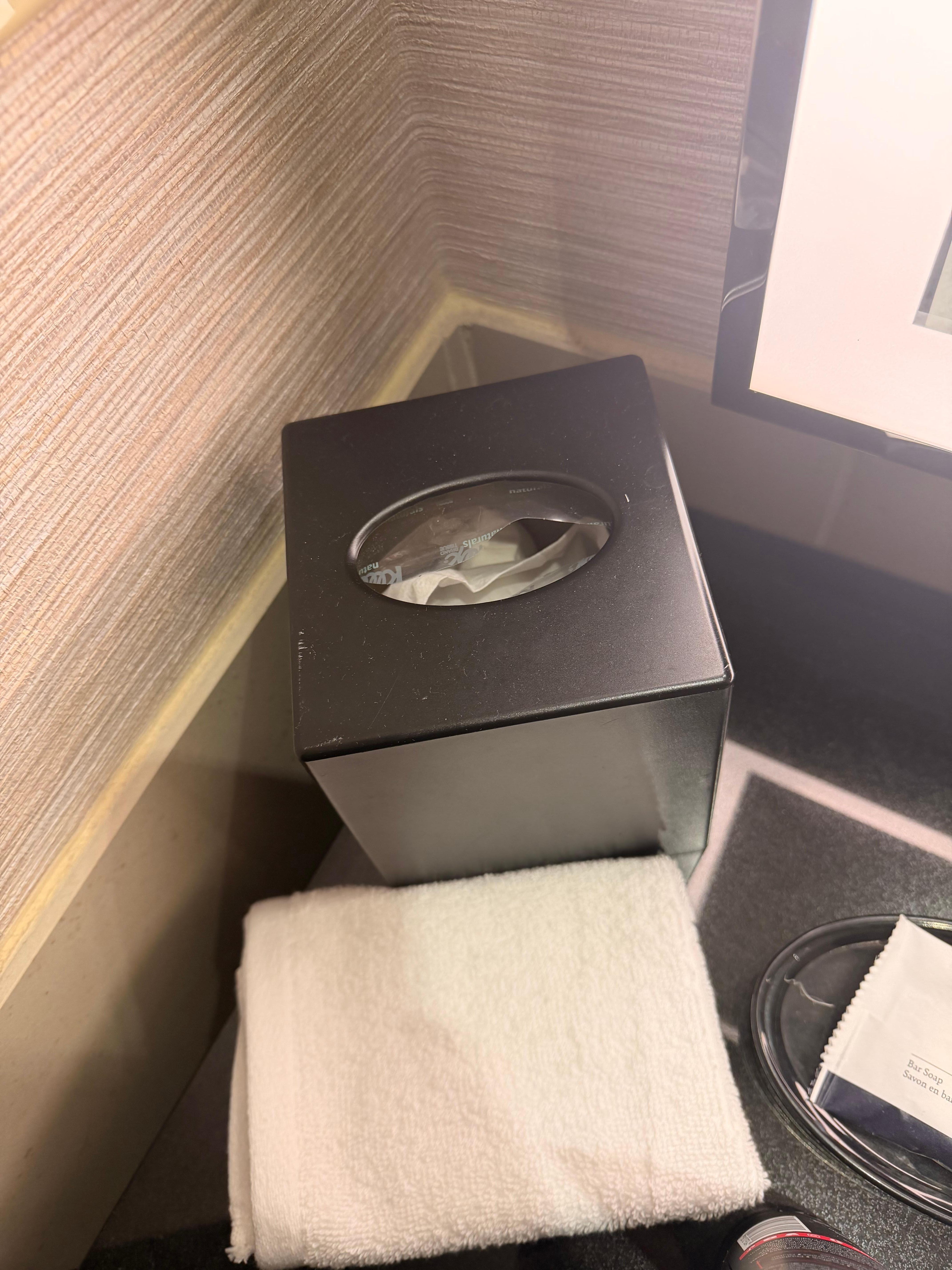 Empty free complementary napkins 