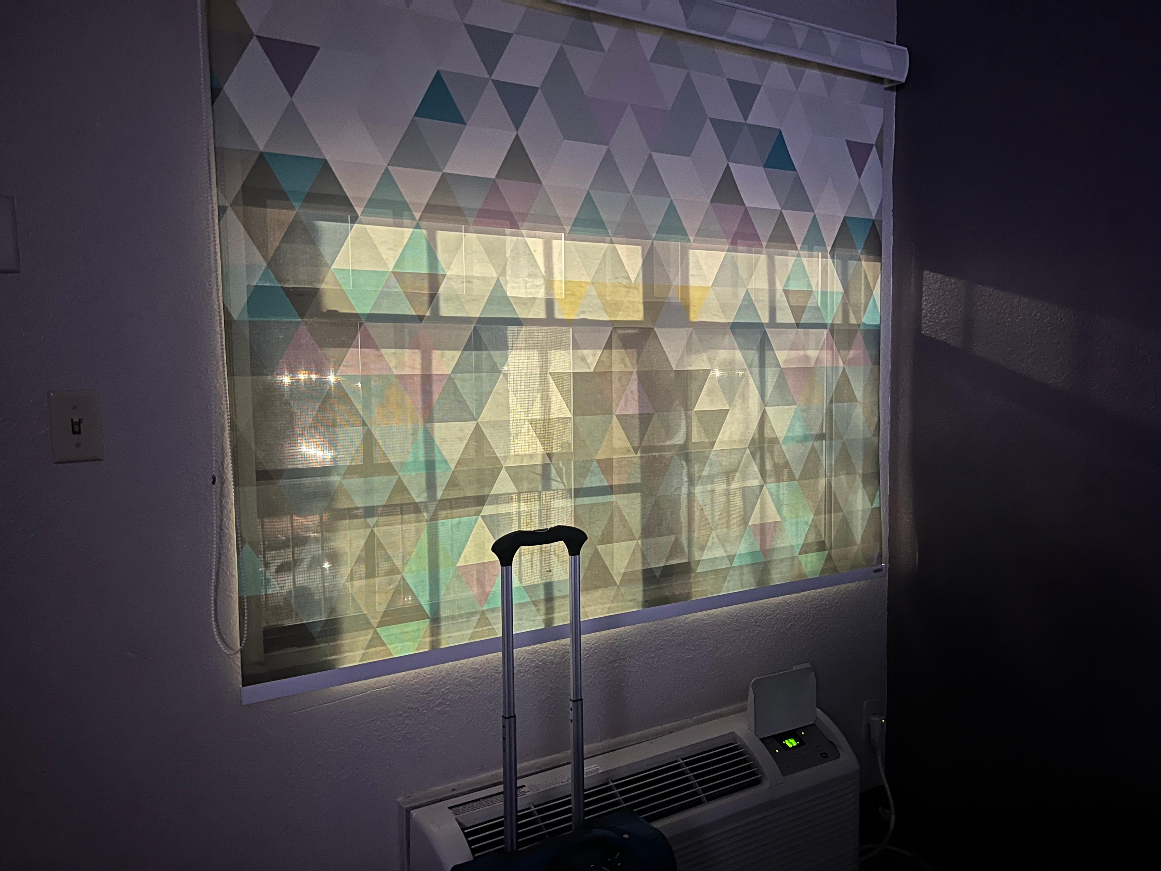 Double curtains for privacy