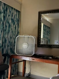 They gave us a fan instead of providing better service.