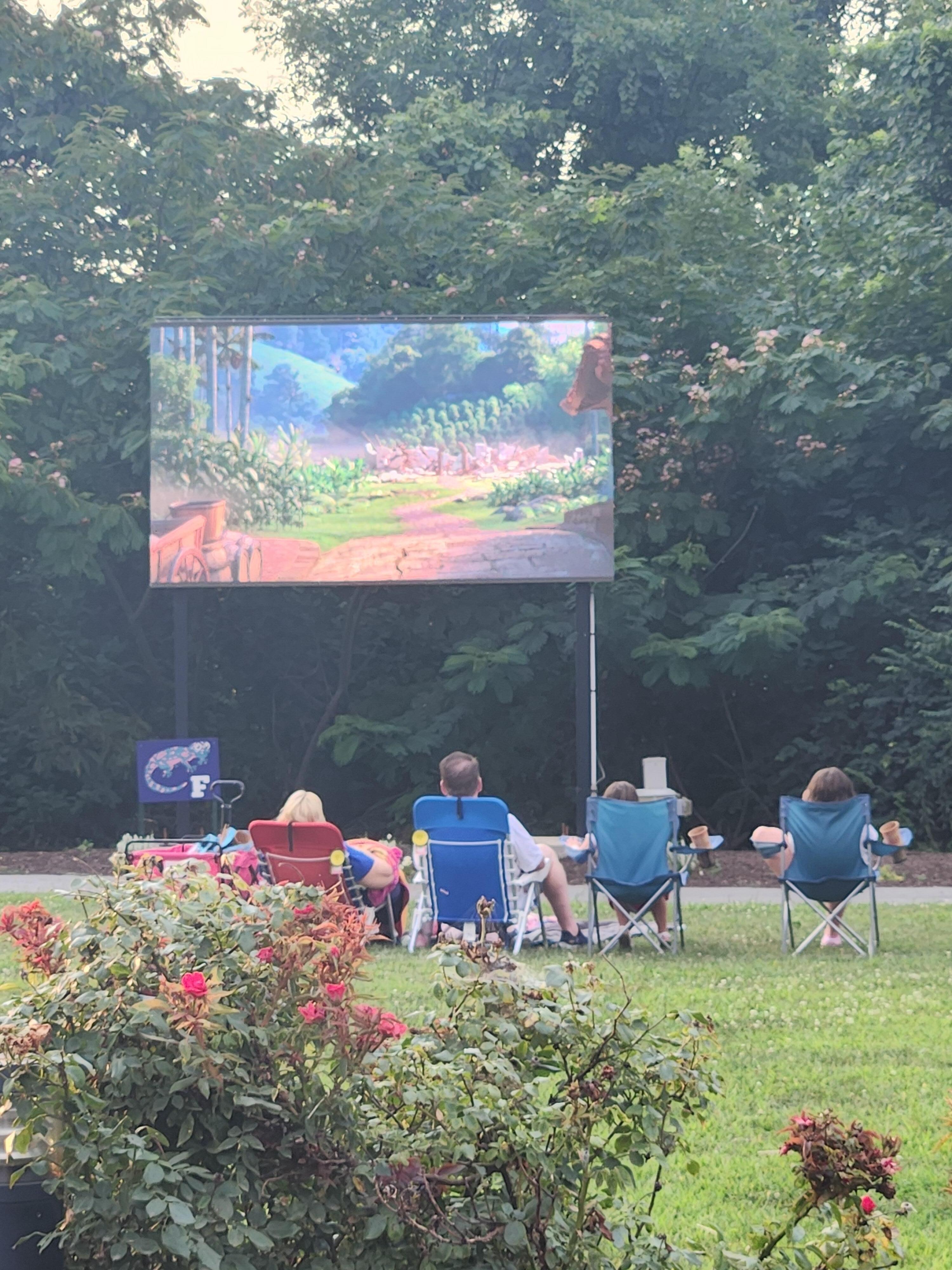 Encanto on the lawn