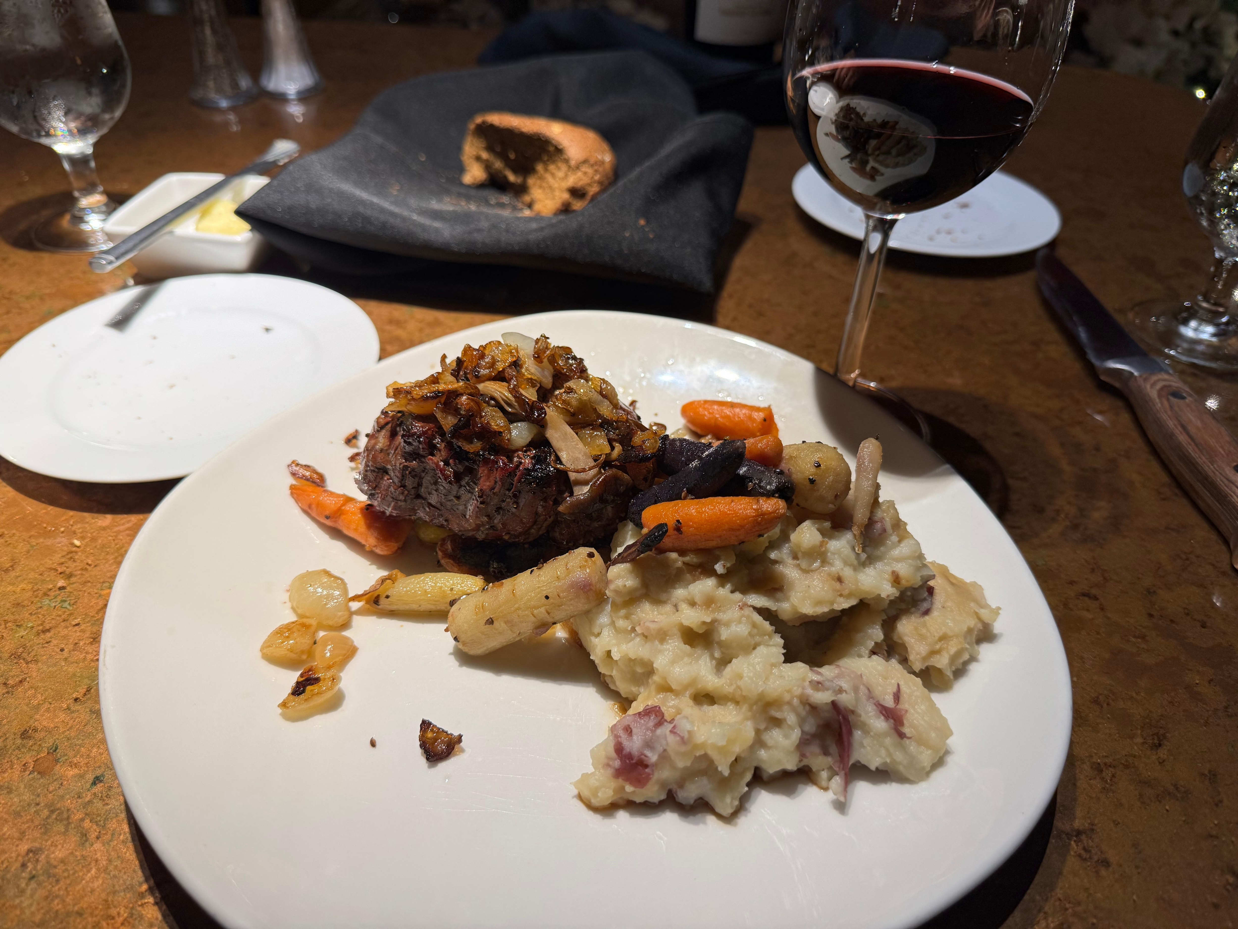 Perfectly cooked Filet