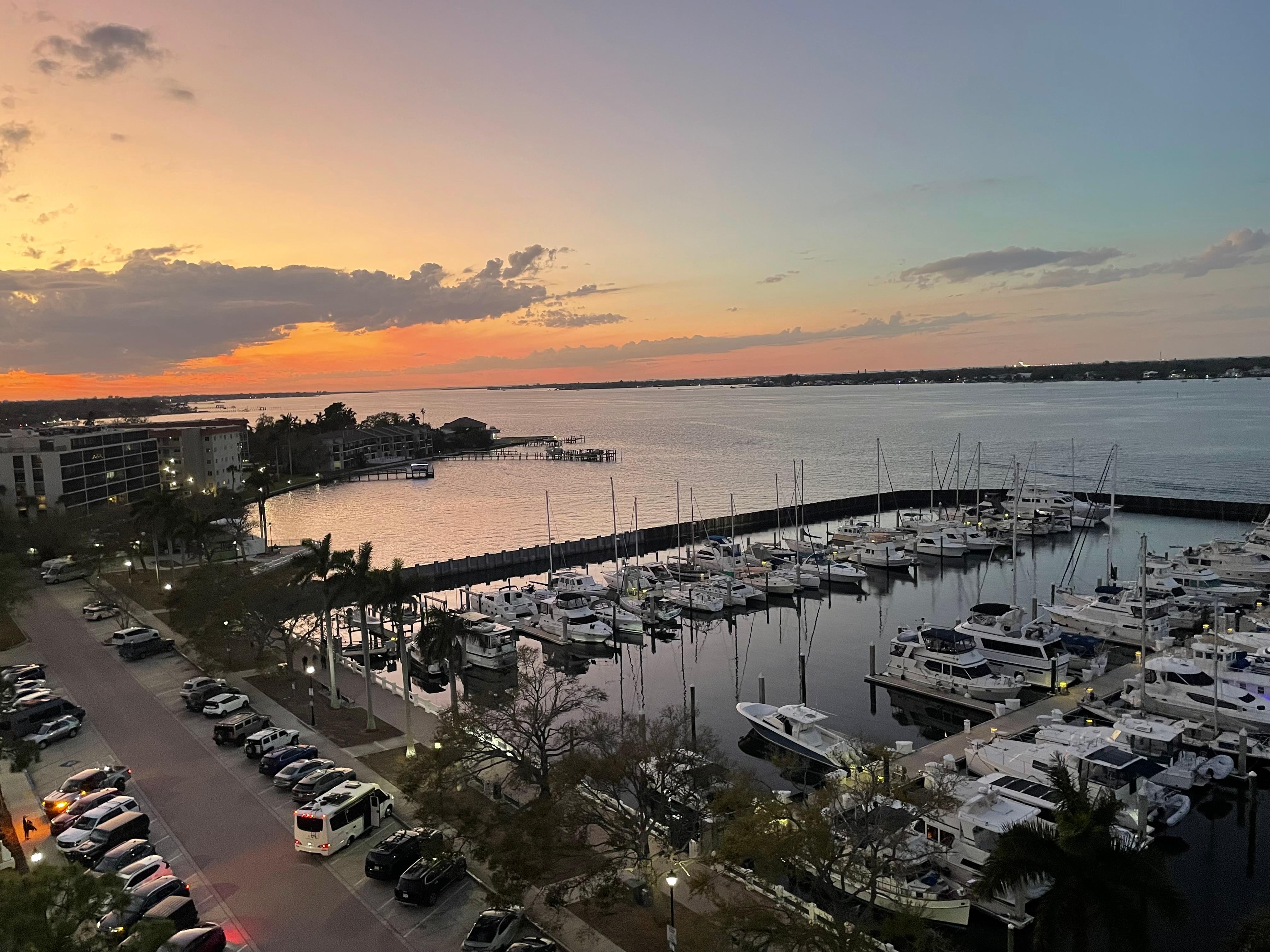 View from rooftop bar