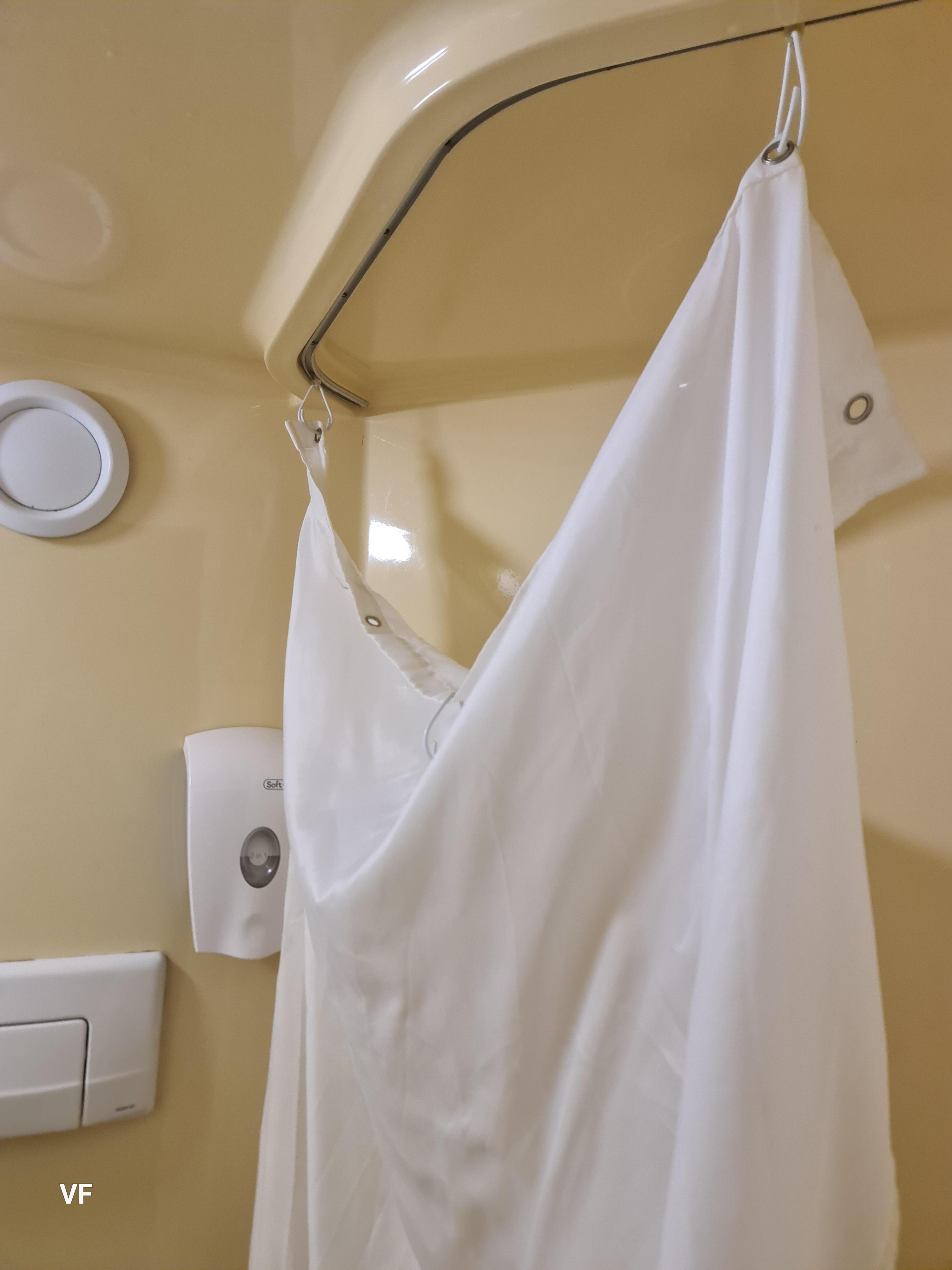 Le rideau de la douche 