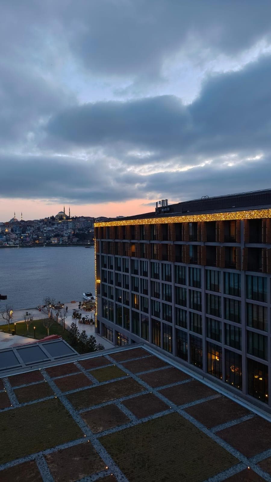 Our room view with balcony 