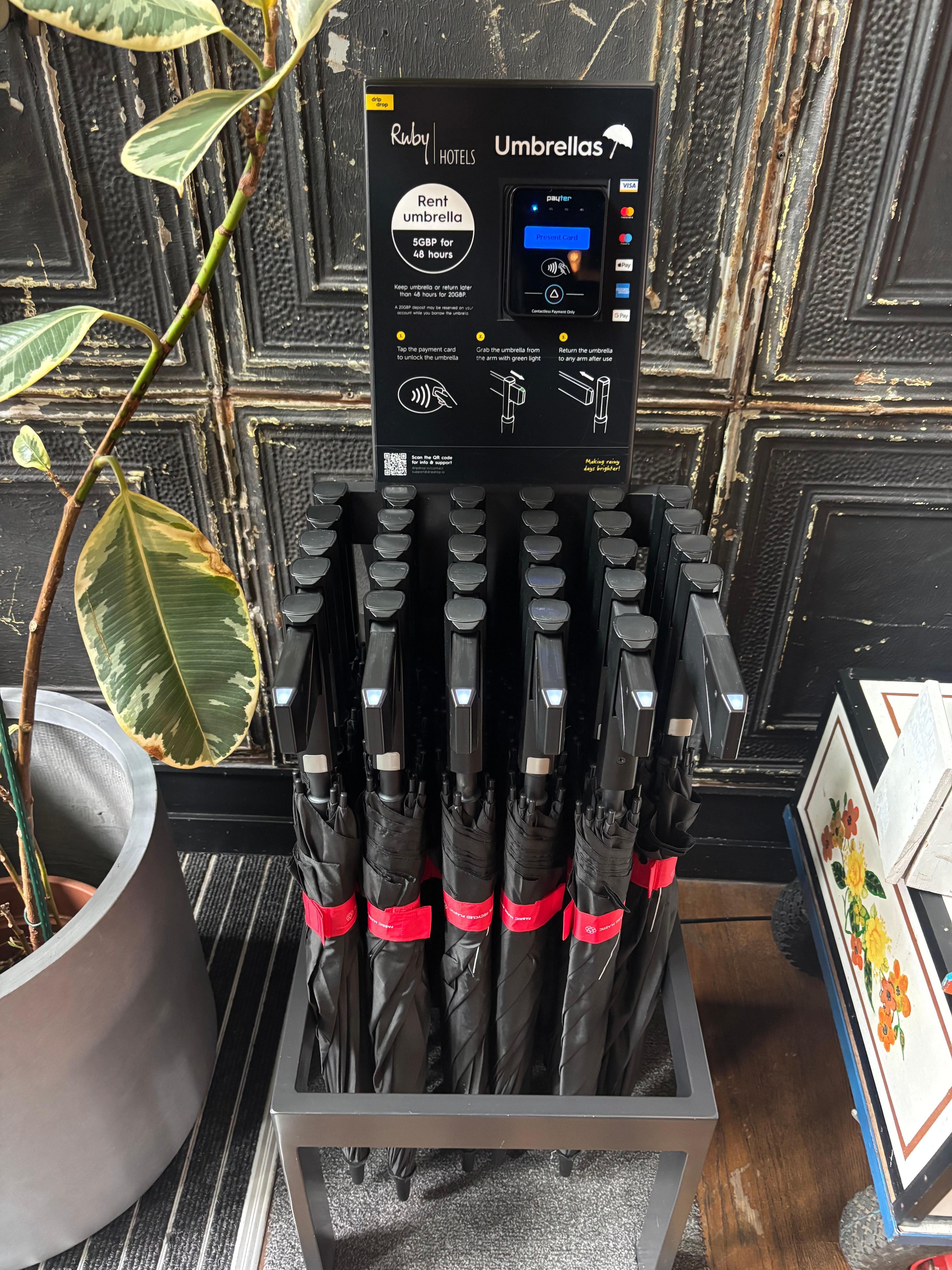 Who cares about a bit of rain! When these are available 