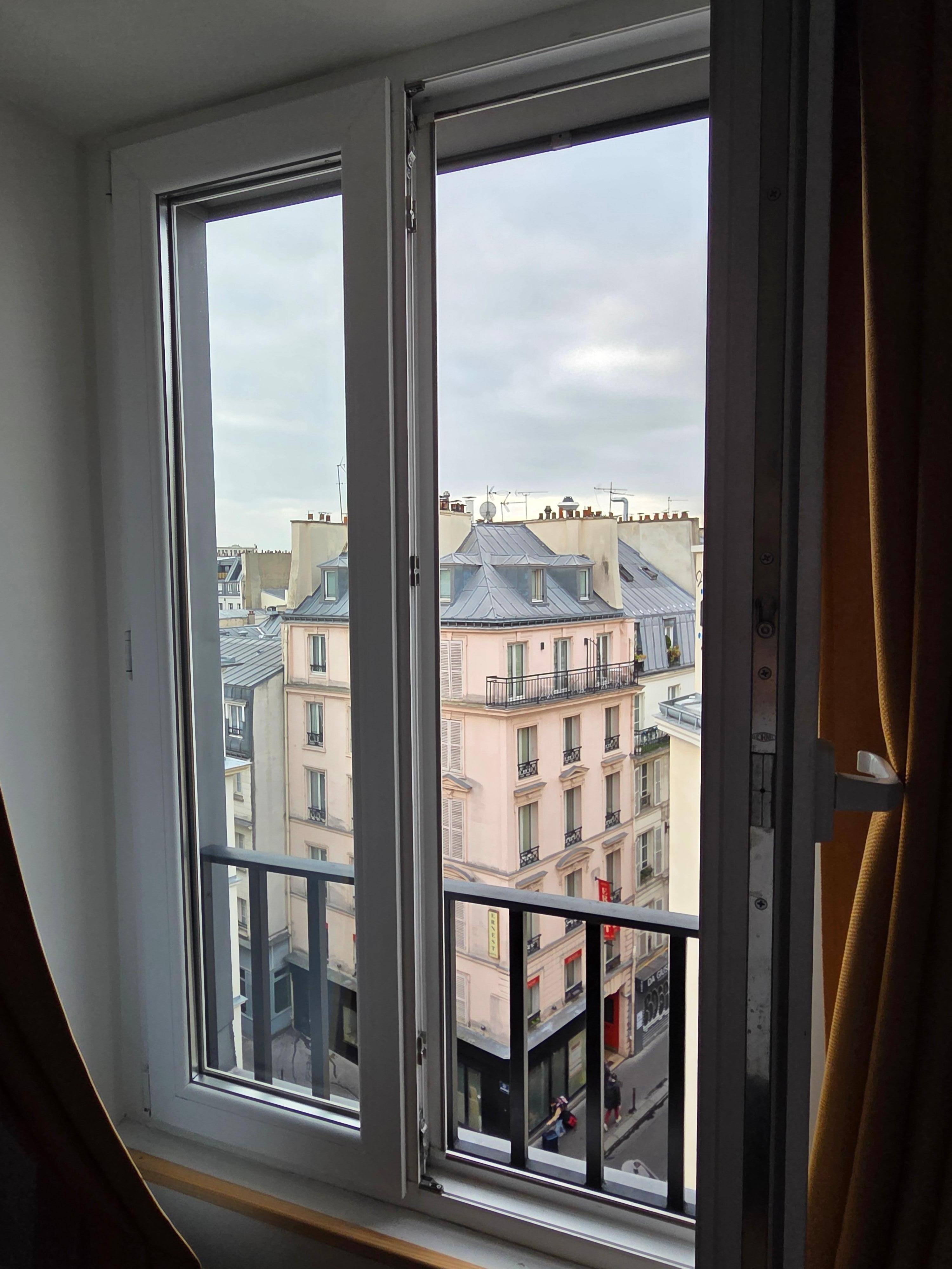 View from bedroom window.