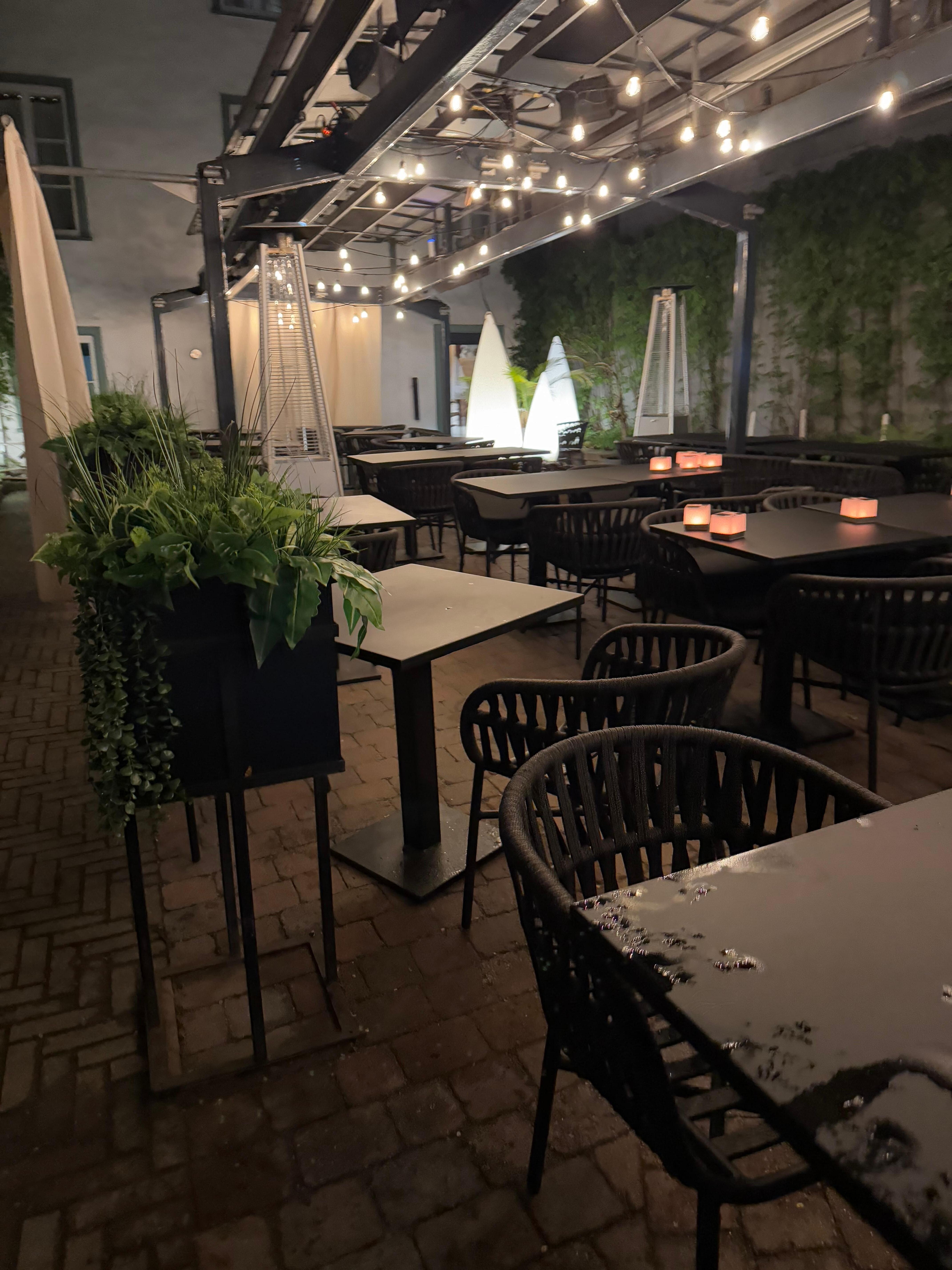 Covered courtyard 