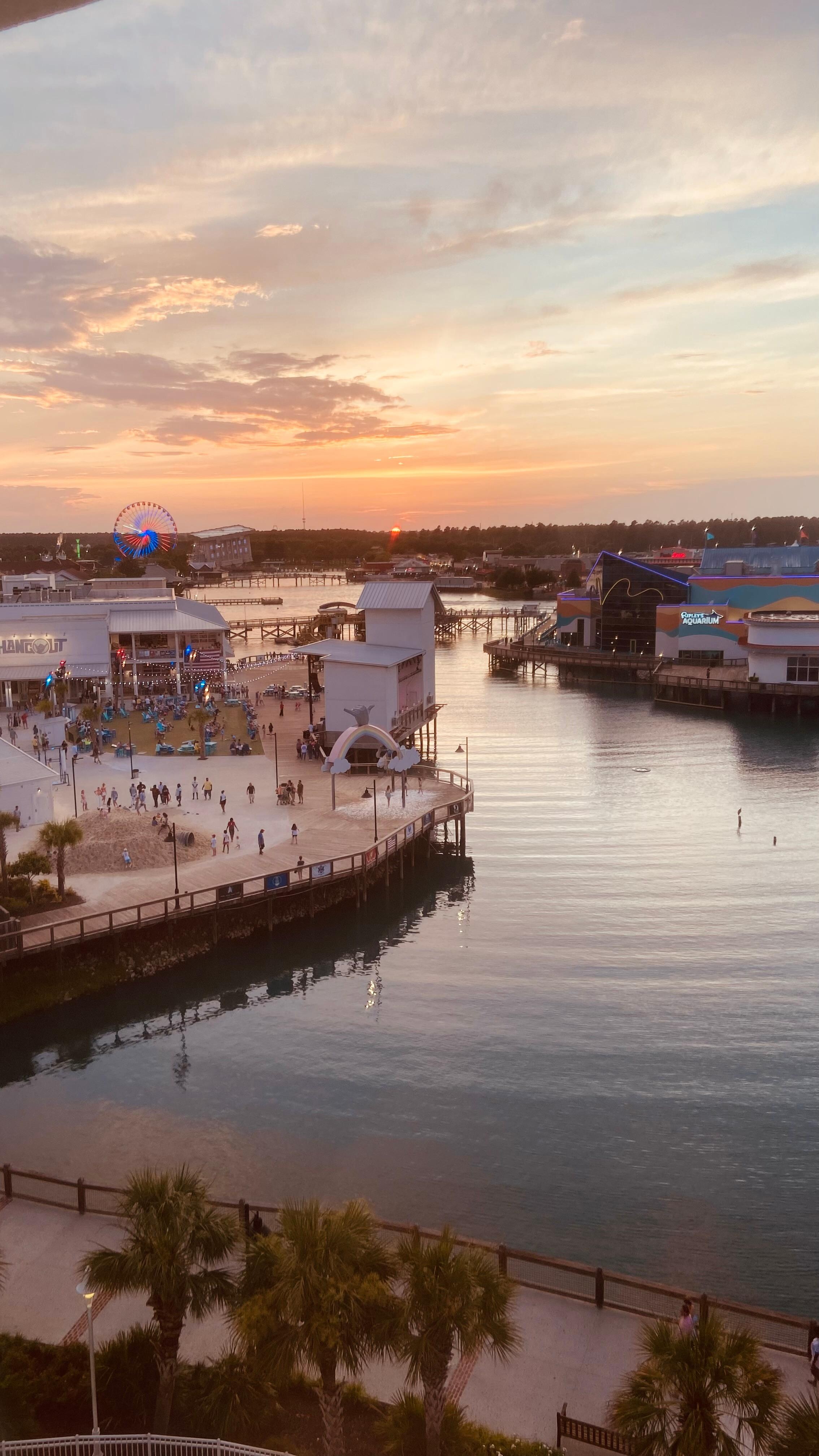 View in the sunset 