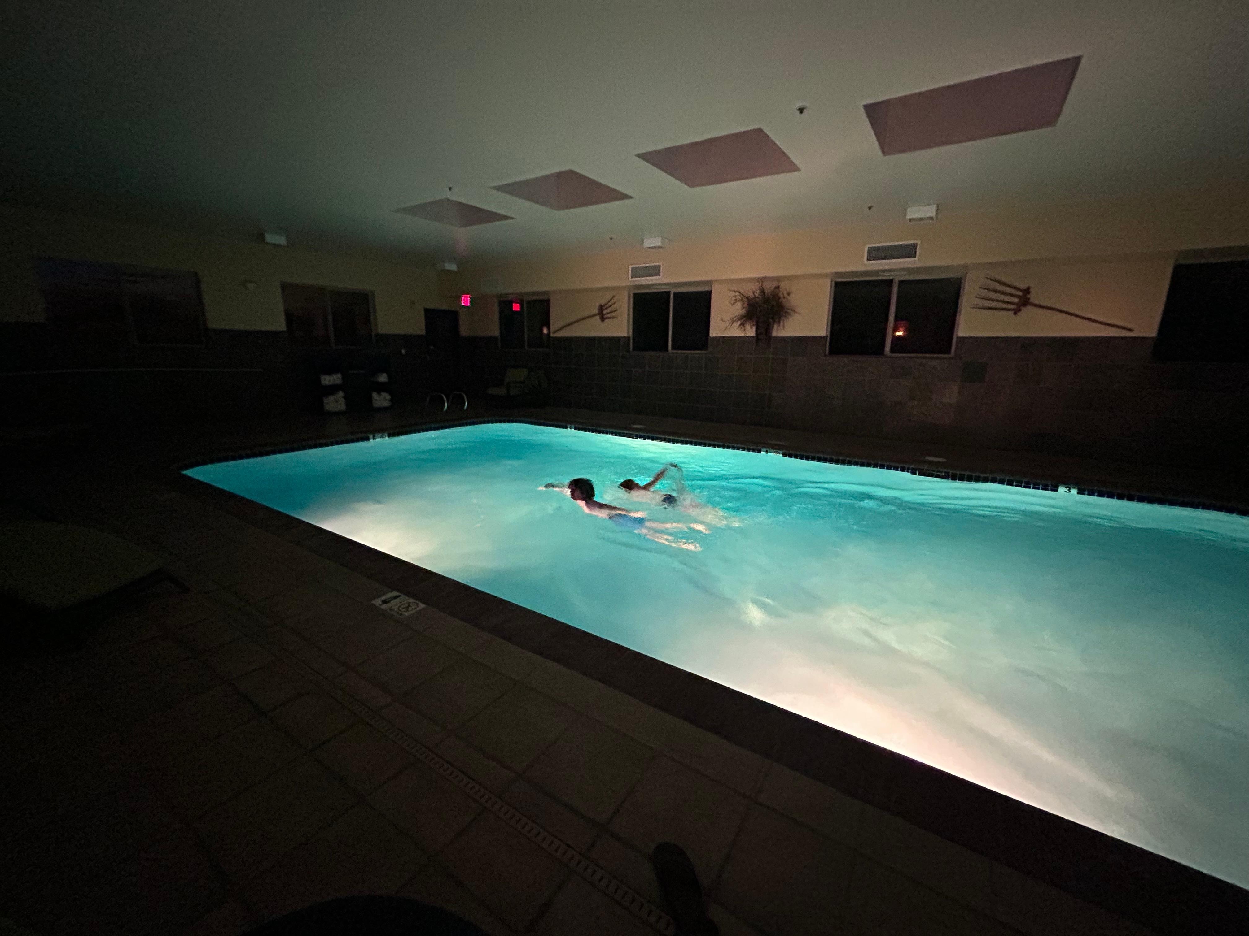 Kids enjoyed the pool. 