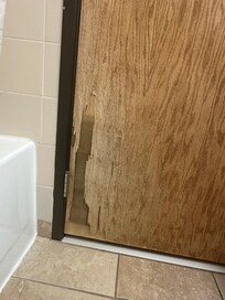 Bathroom door