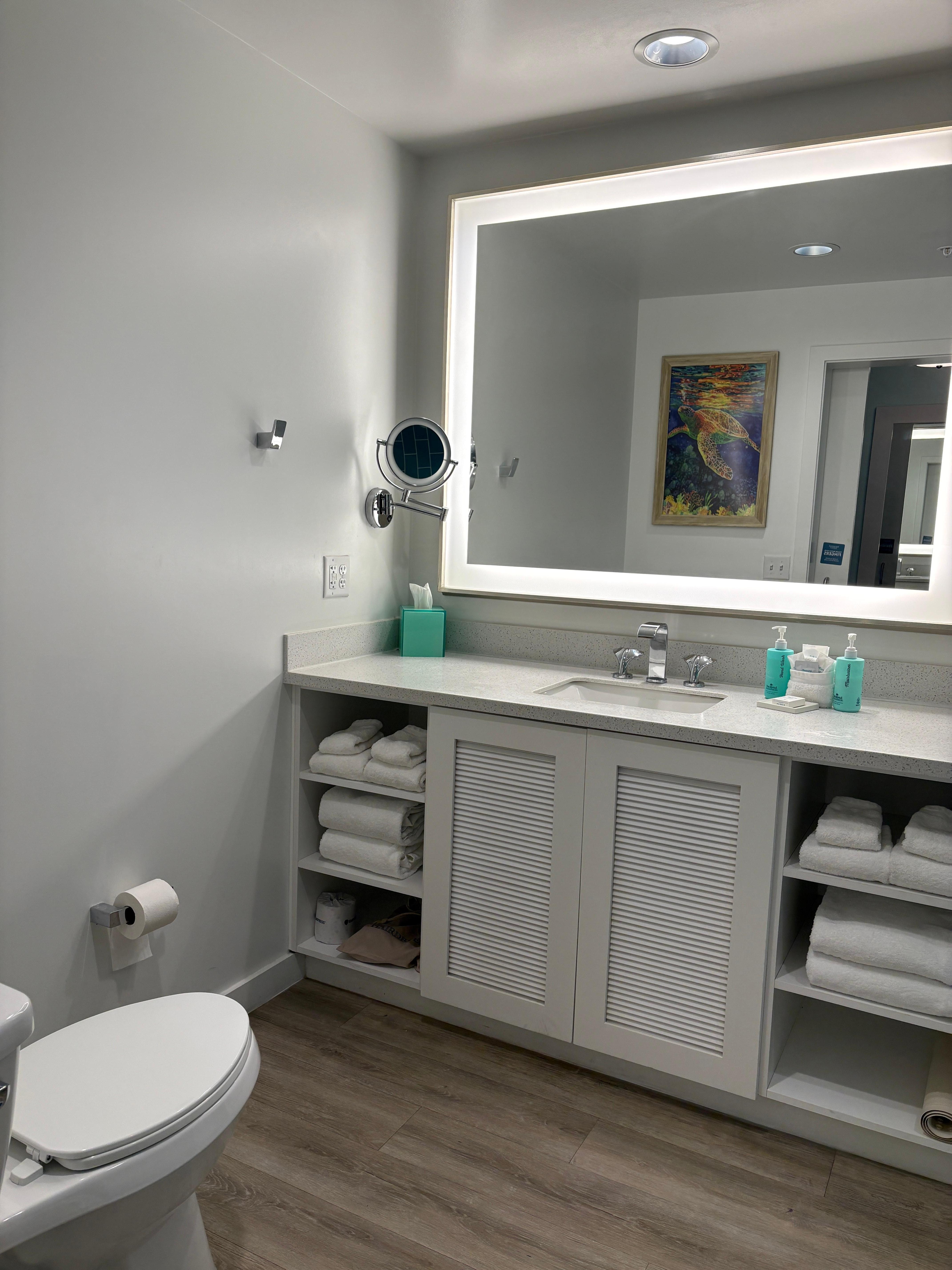 Lighted mirror