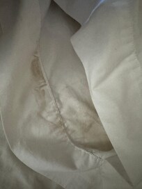 Pillow where case opens