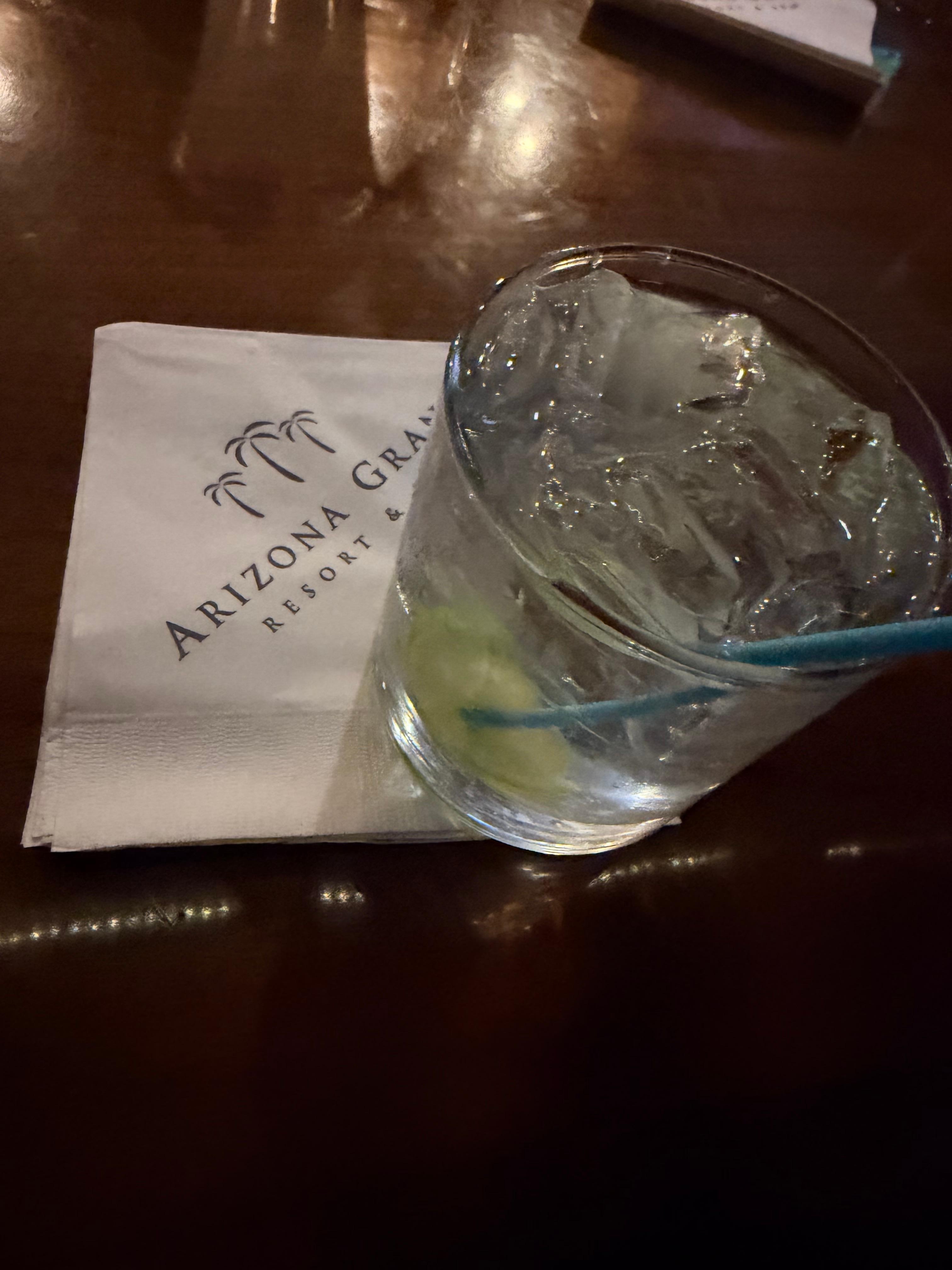 Drinks at the lobby bar