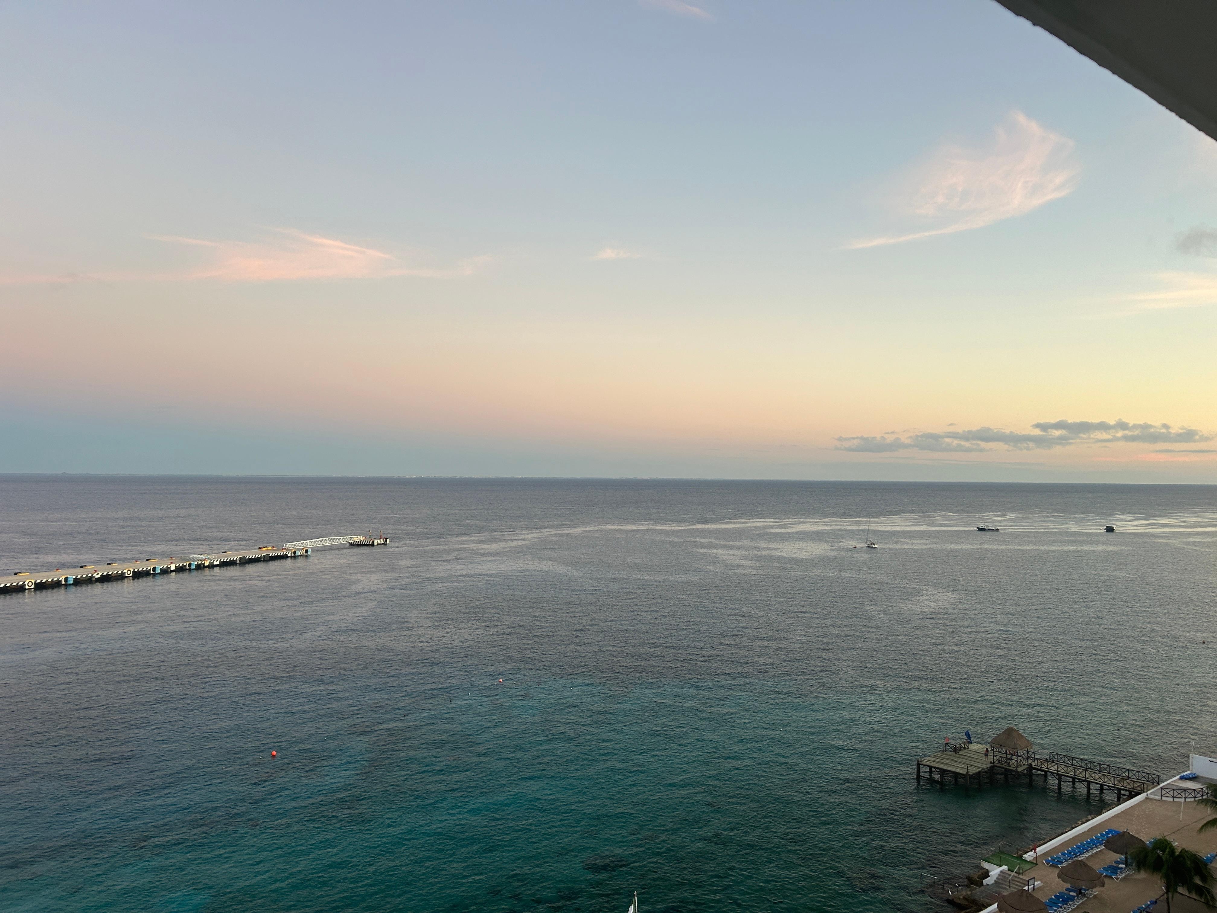 View from our balcony