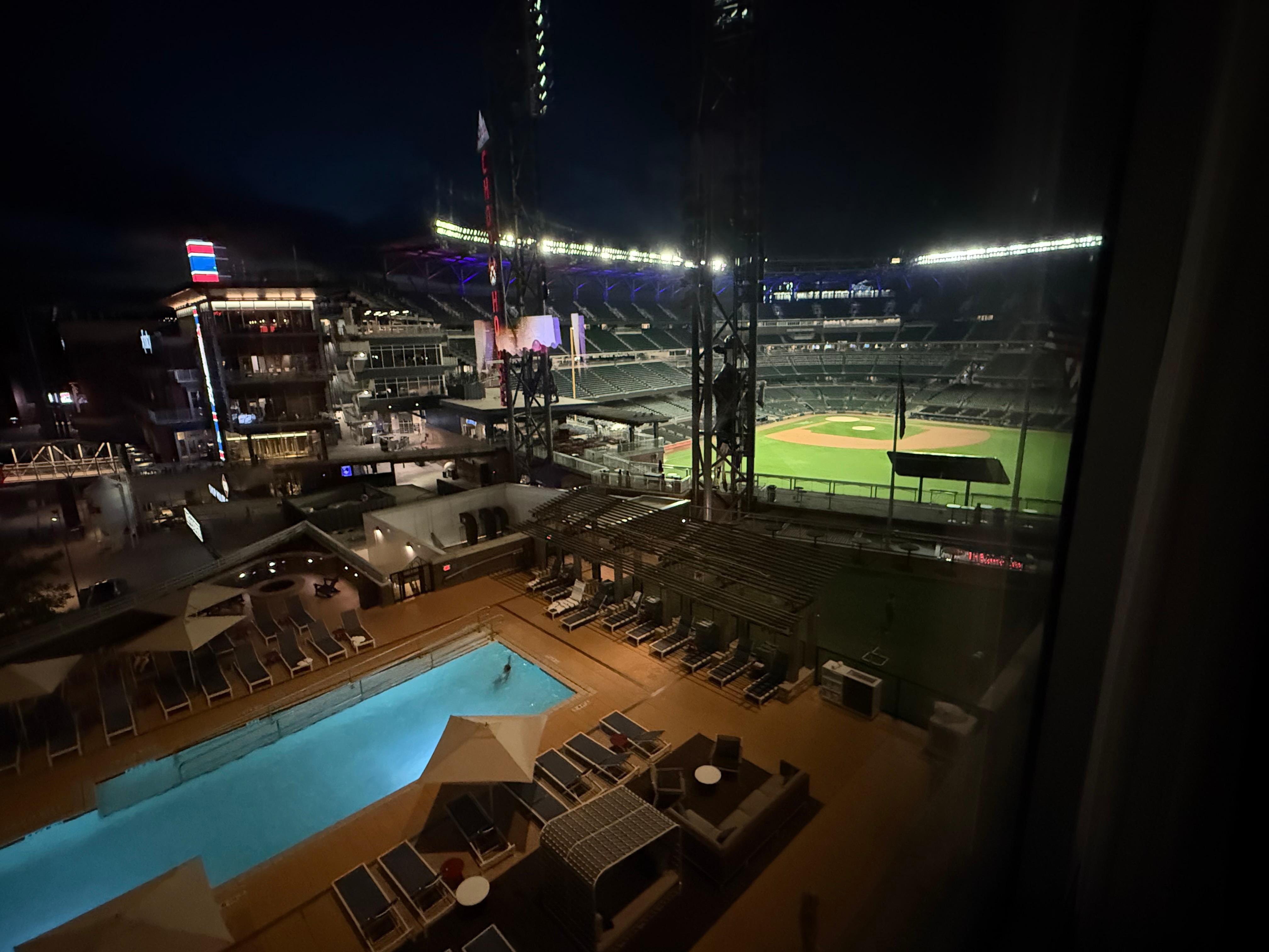 Pool and field