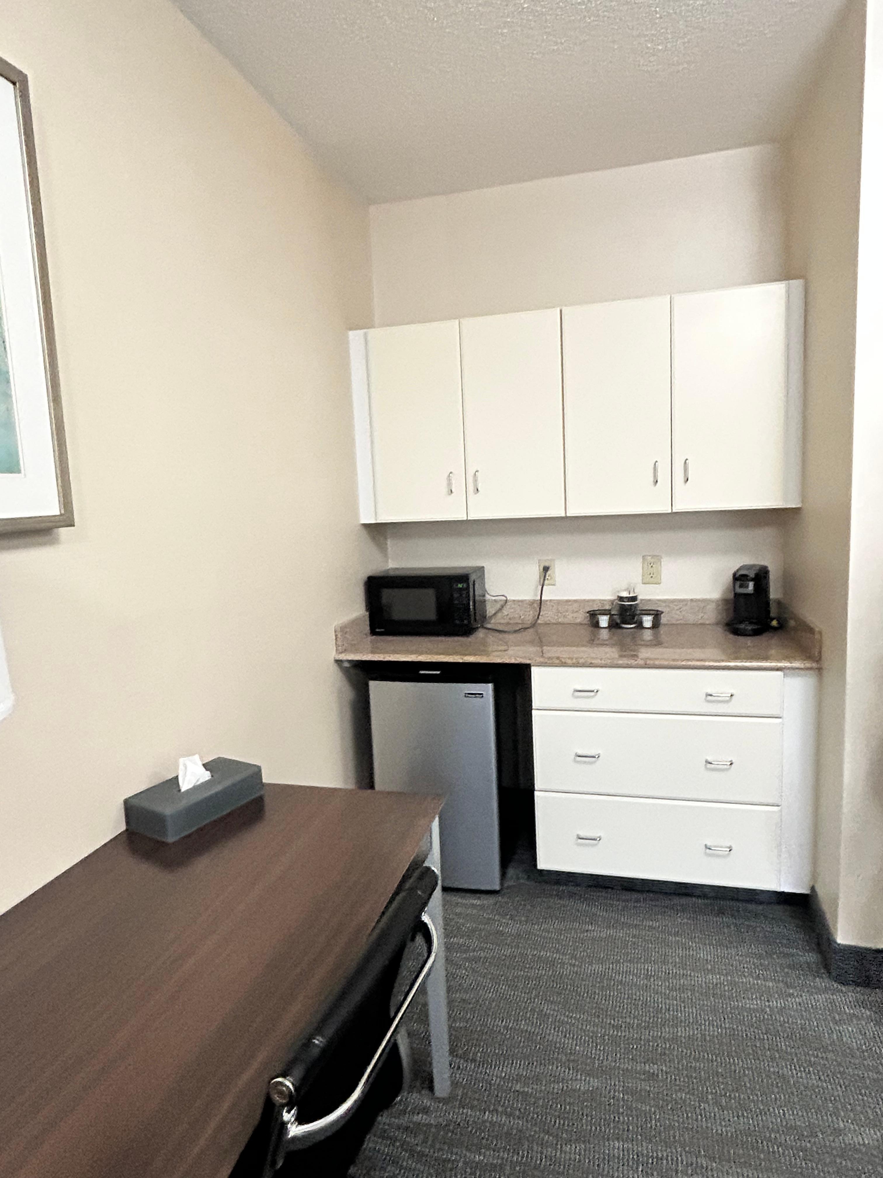 Mini kitchenette area