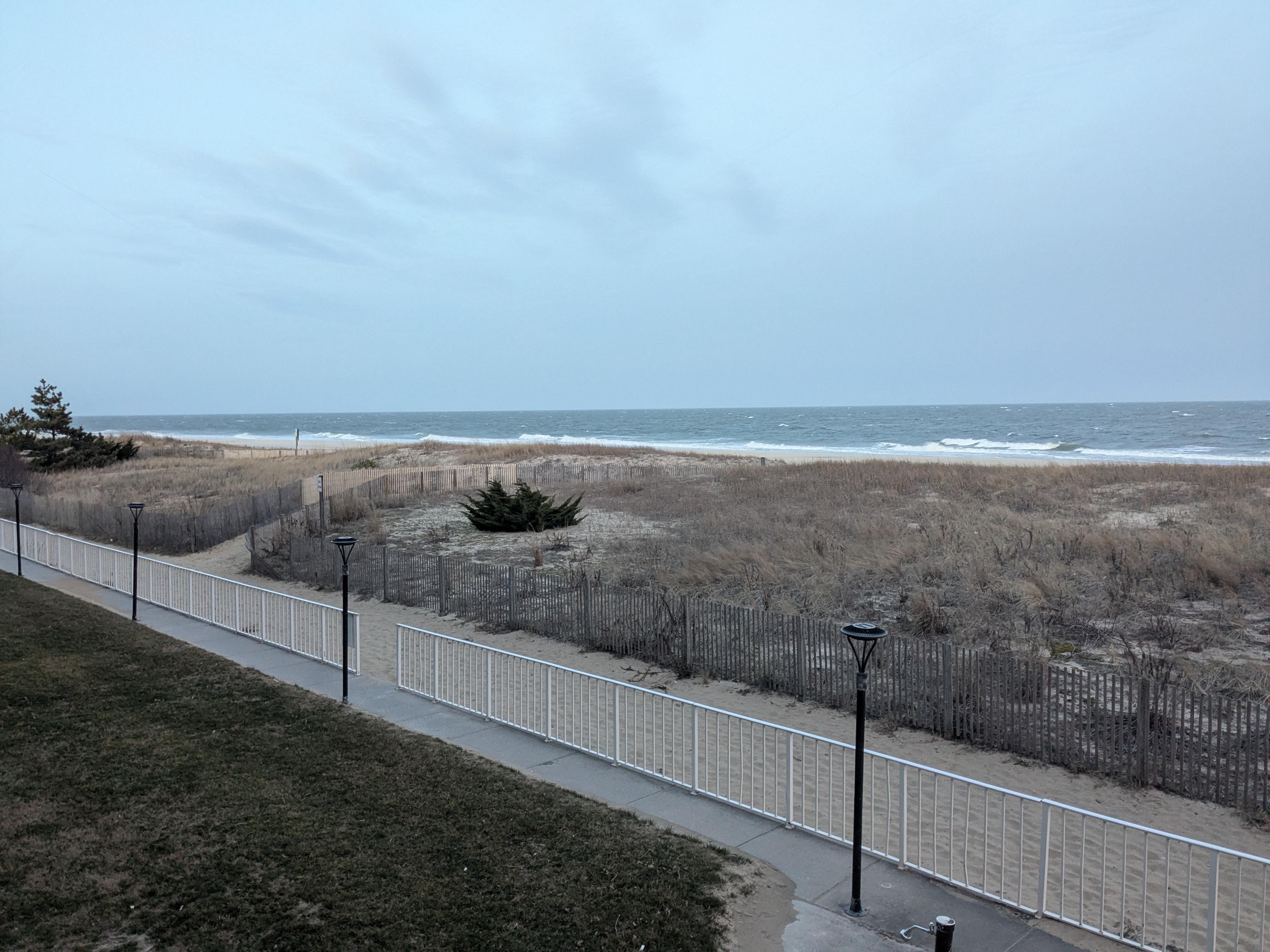 Left view from balcony.