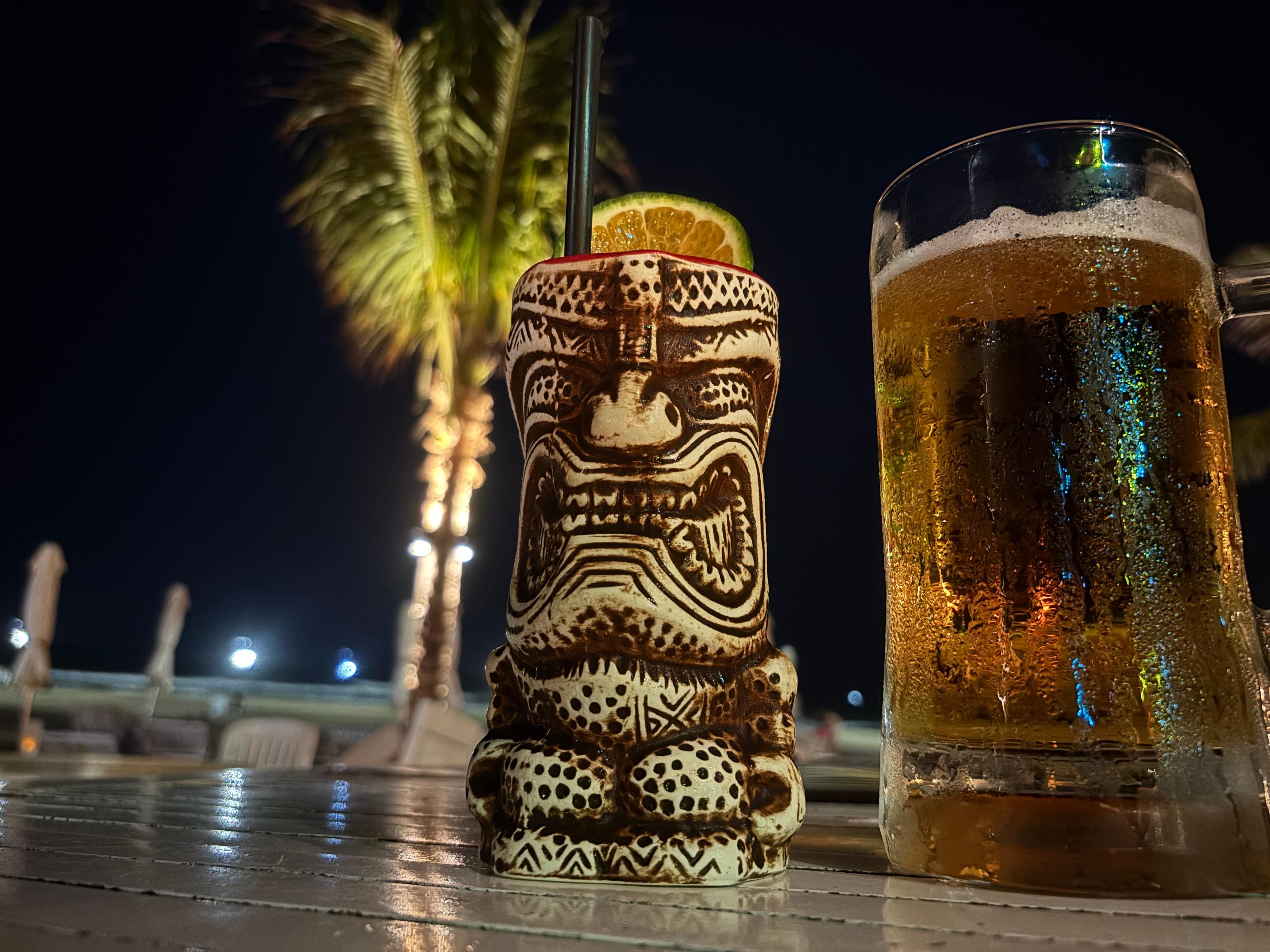 Cocktail at the beach club