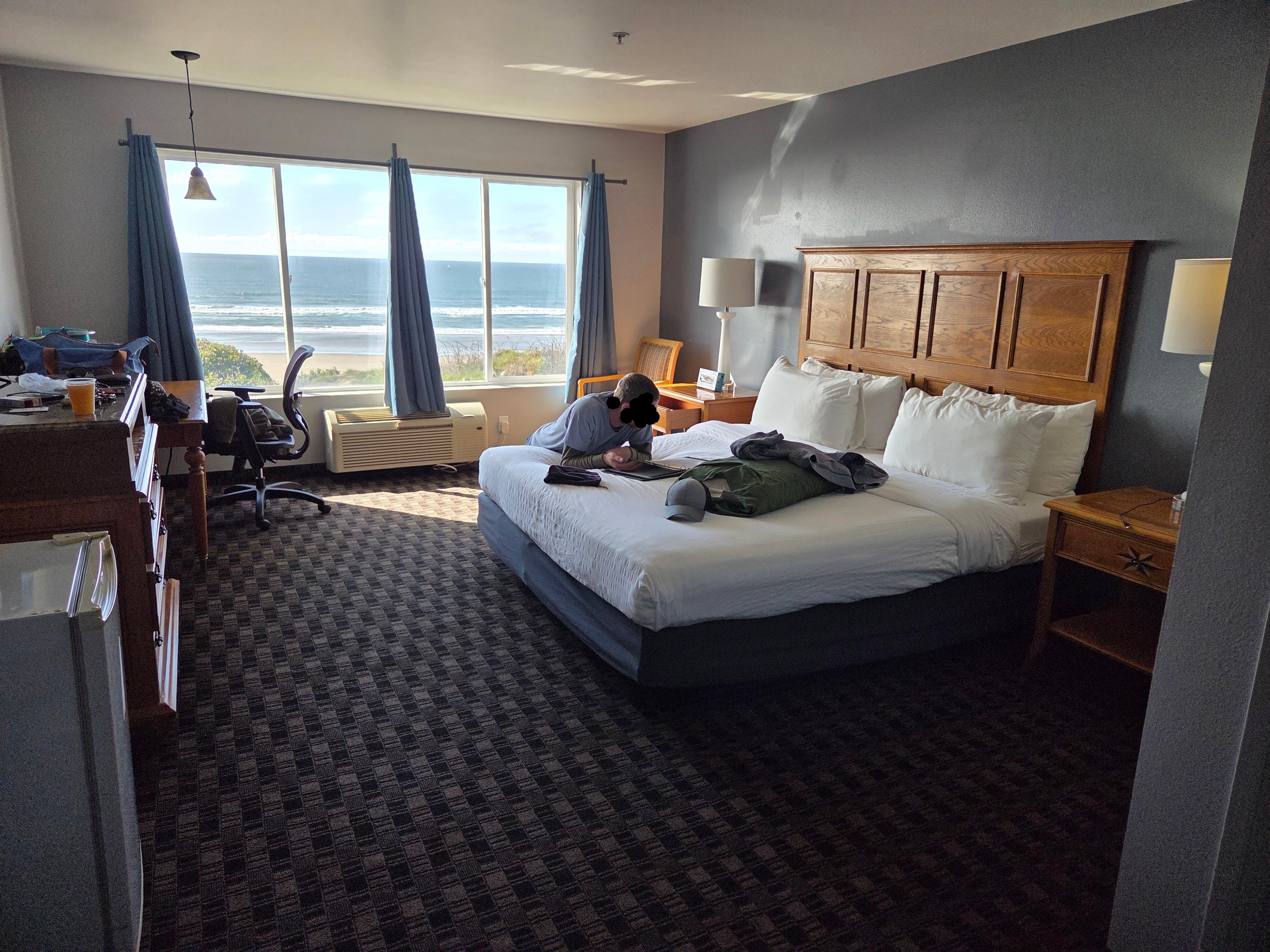 Our room from the door.  Pretty good size. We were on the second level. 