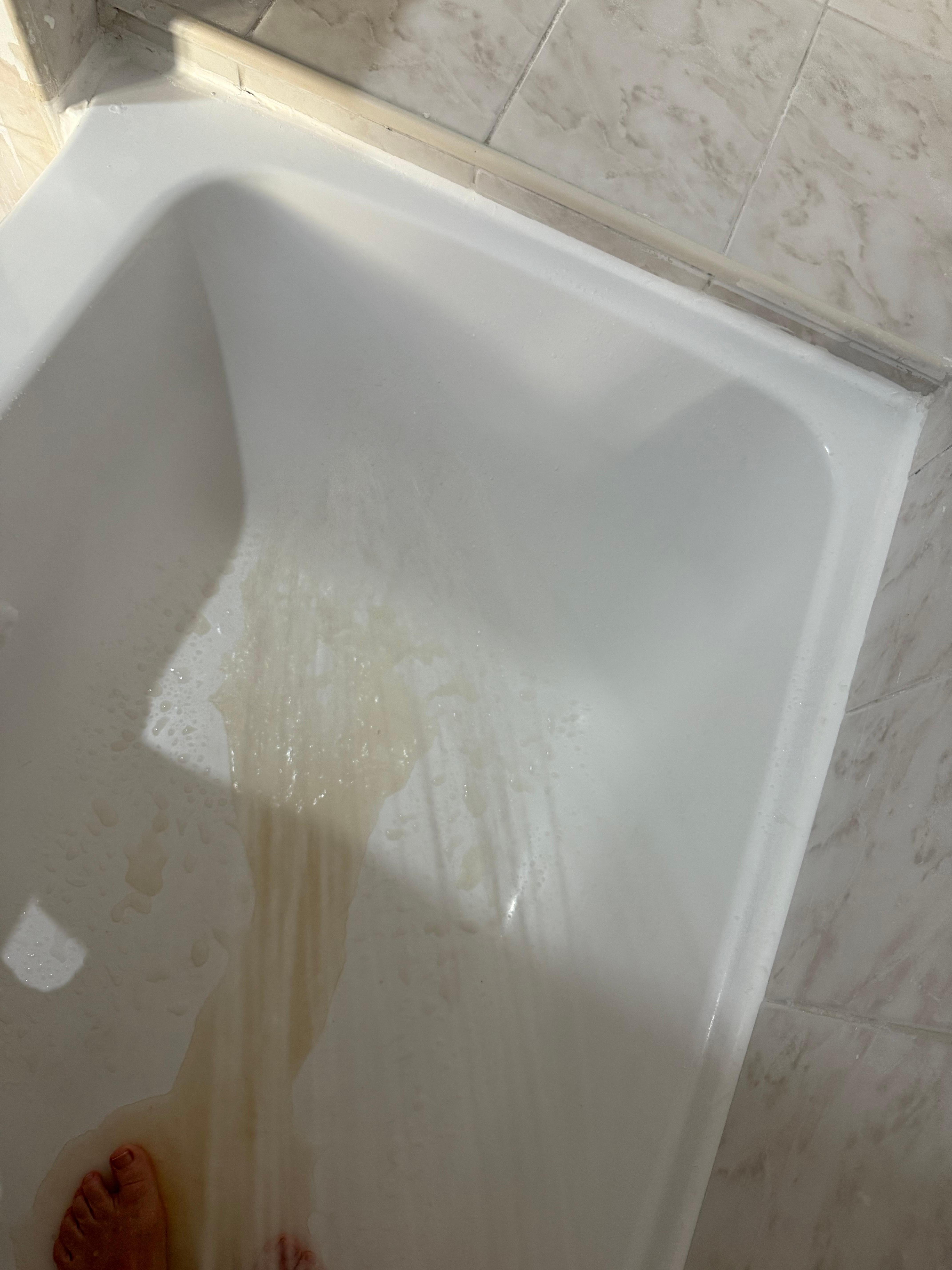 Brown no pressure water 