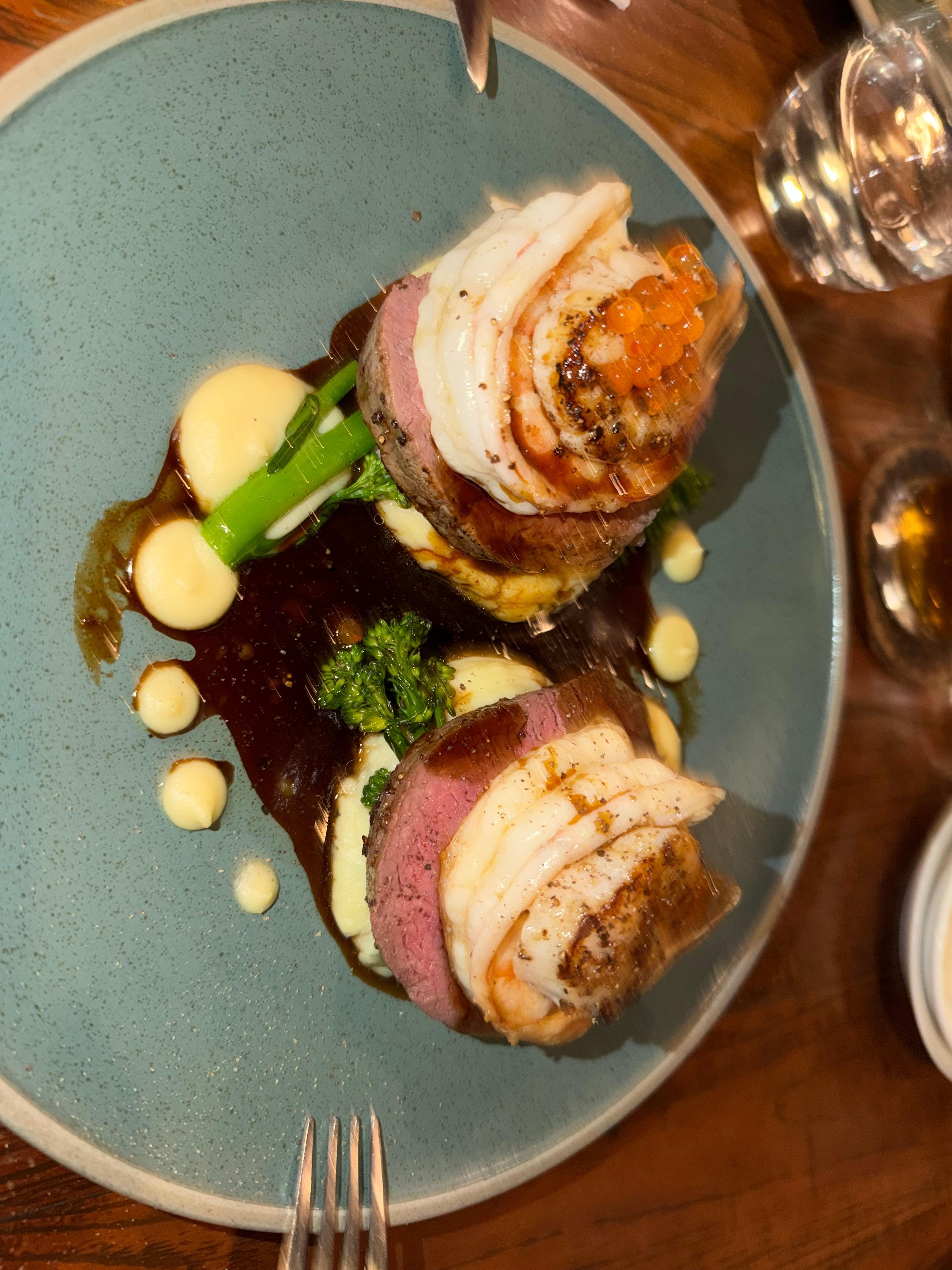 Surf and Turf at Bali Hai cafe 