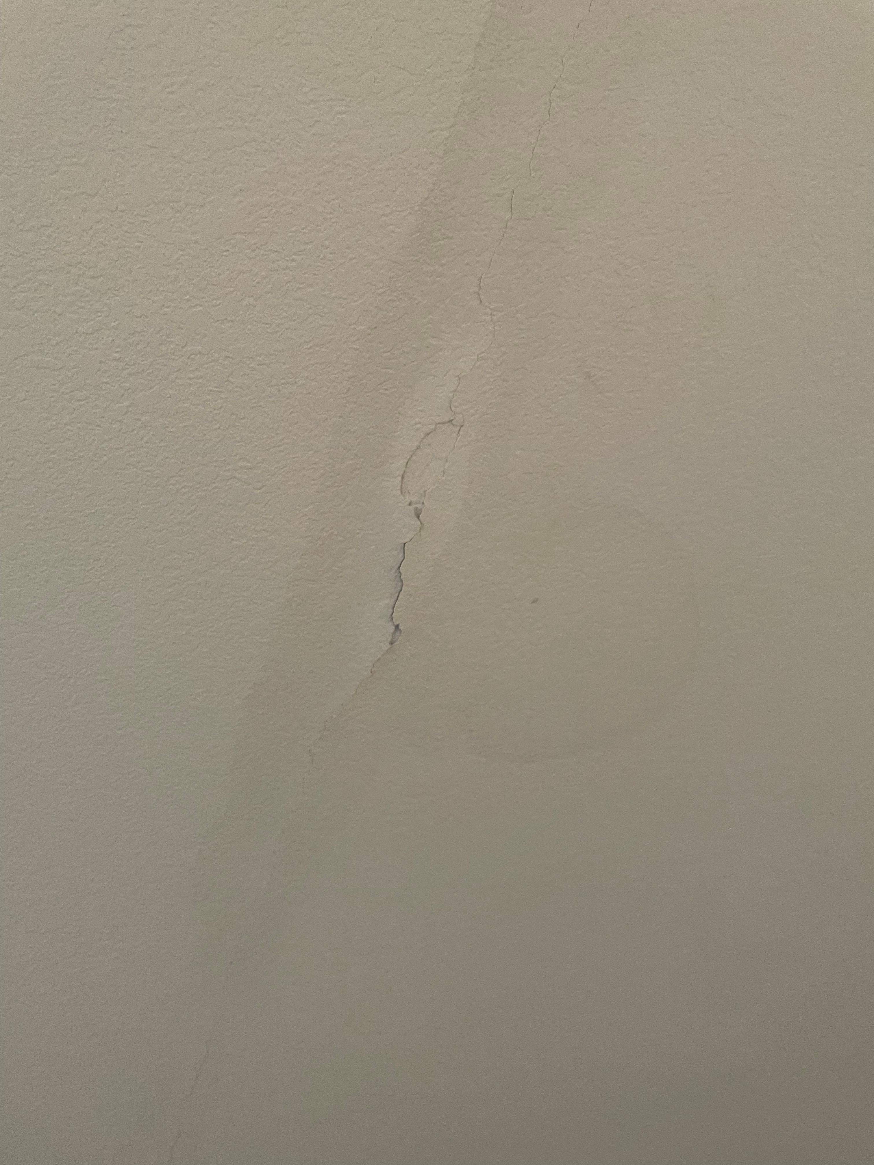 Ceiling crack