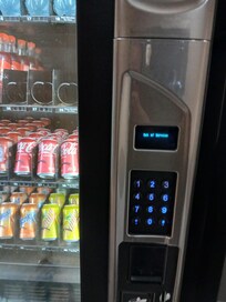 Broken vending machine.