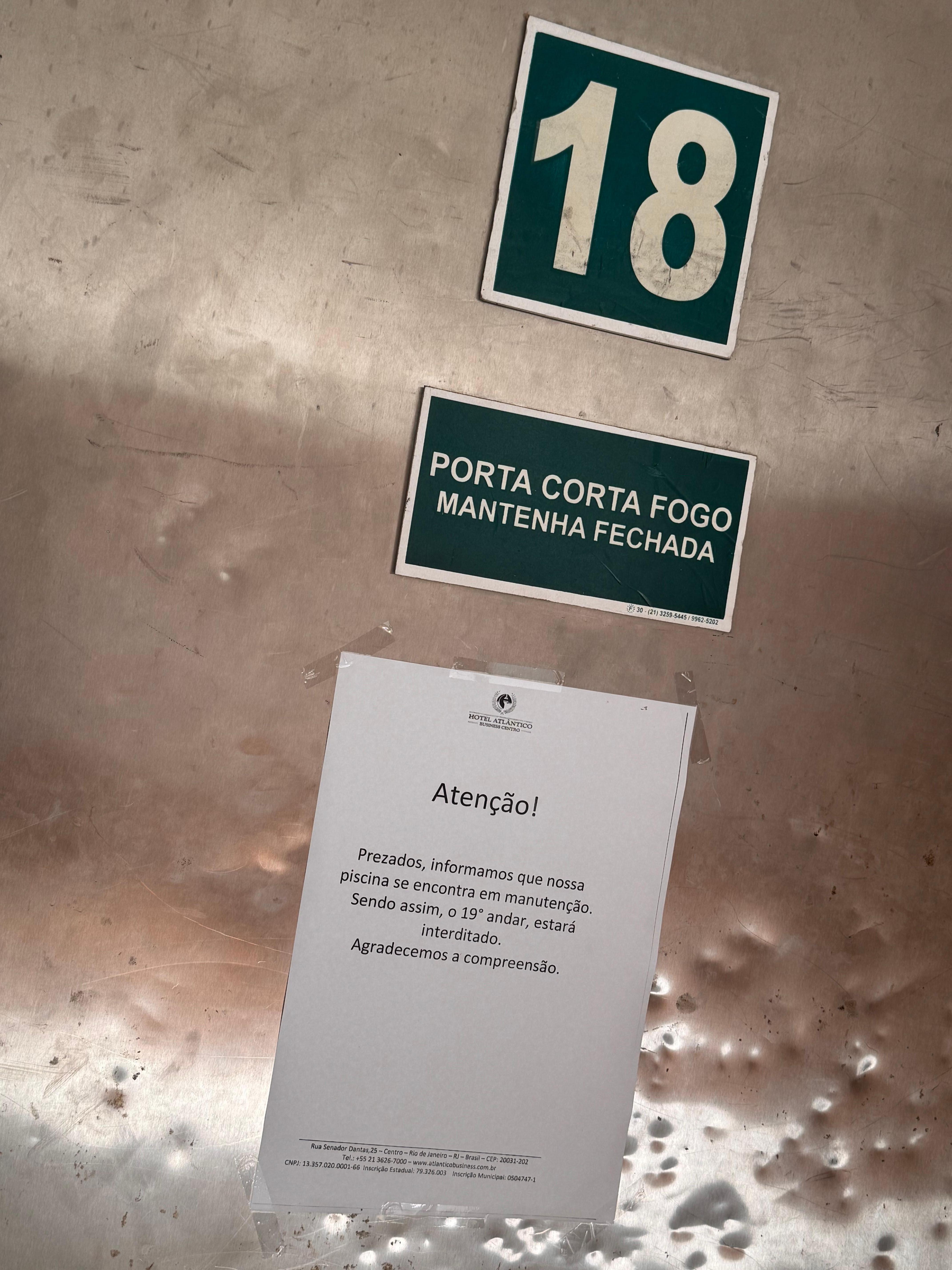 Fecharam as áreas de lazer durante um final de semana