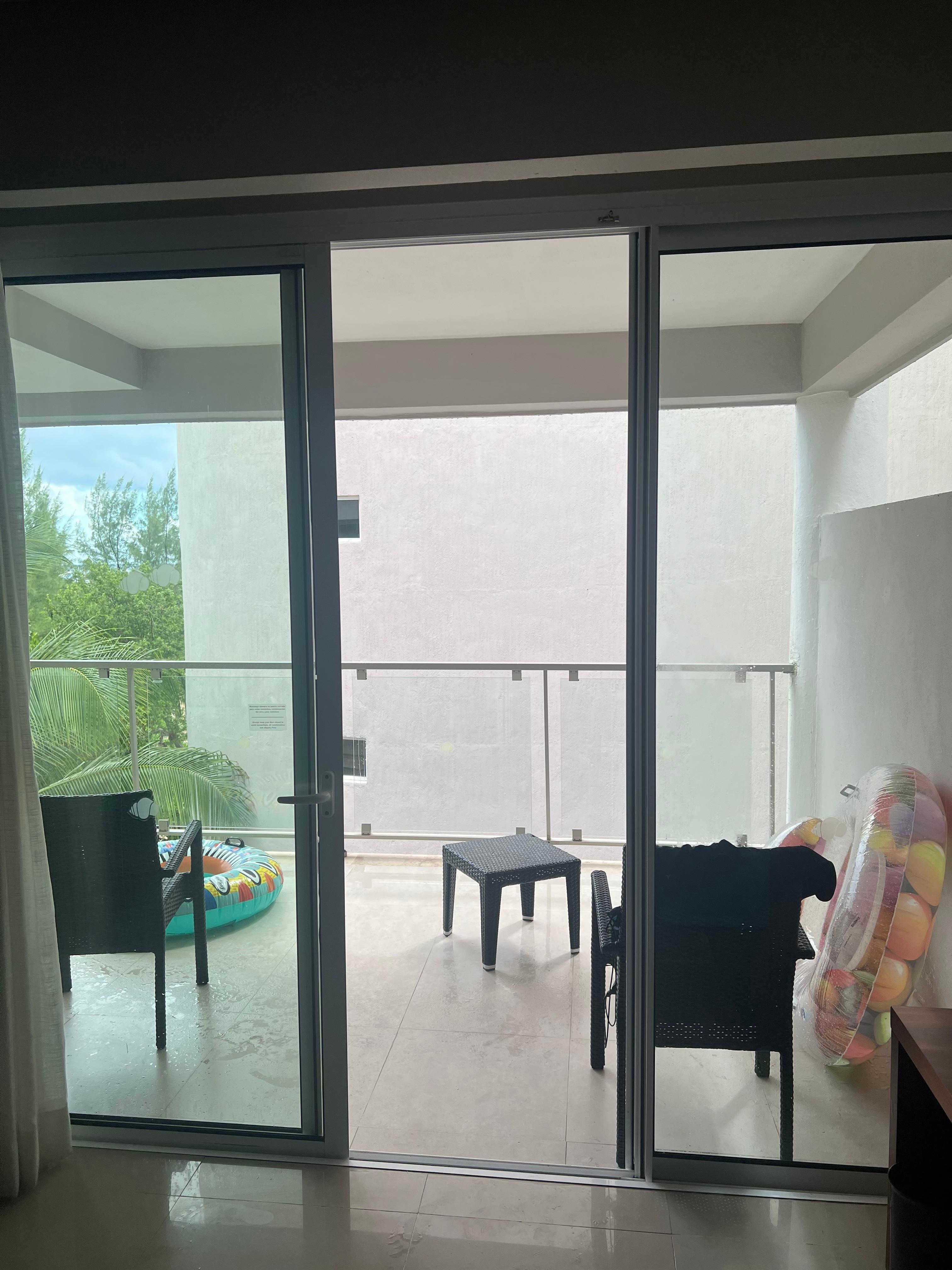 Our first suite not the best view but they did move us.