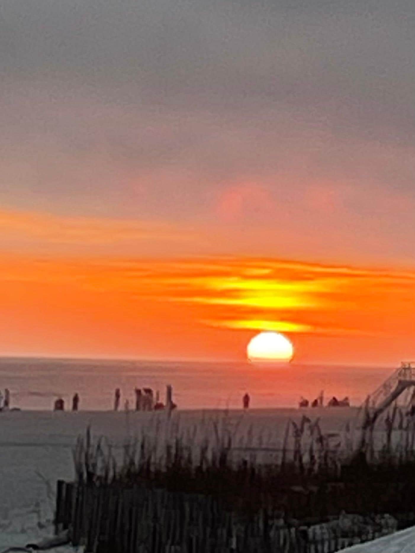 Sunset from our room