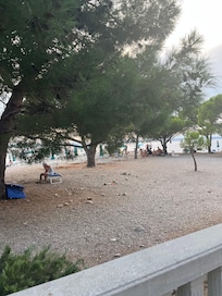 Crickvenica beach. All pebbles!