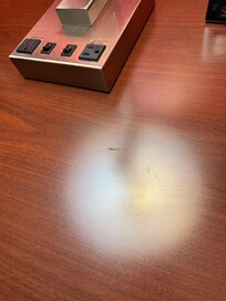 More sticky goo on furniture