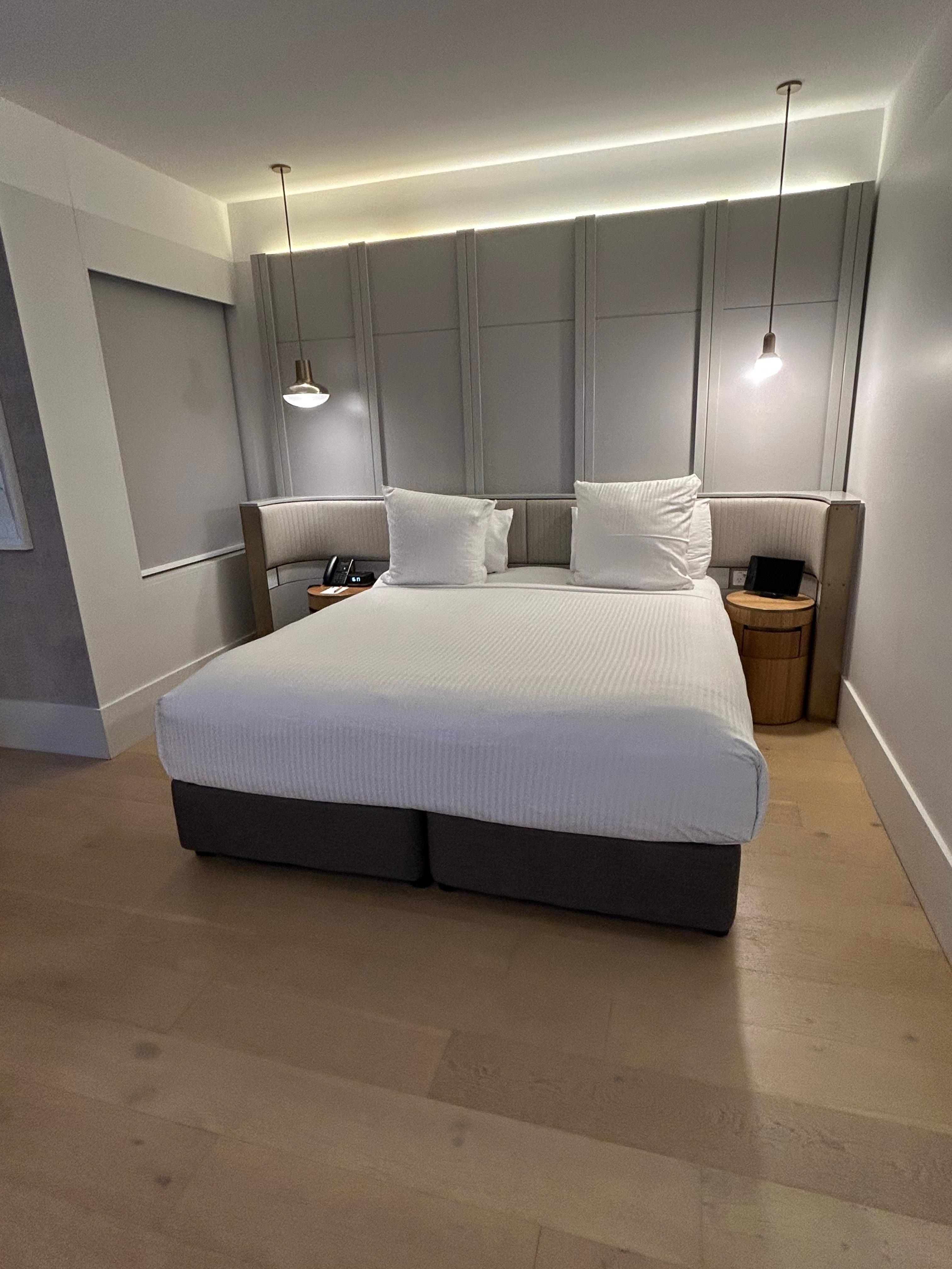 King bed very comfortable 